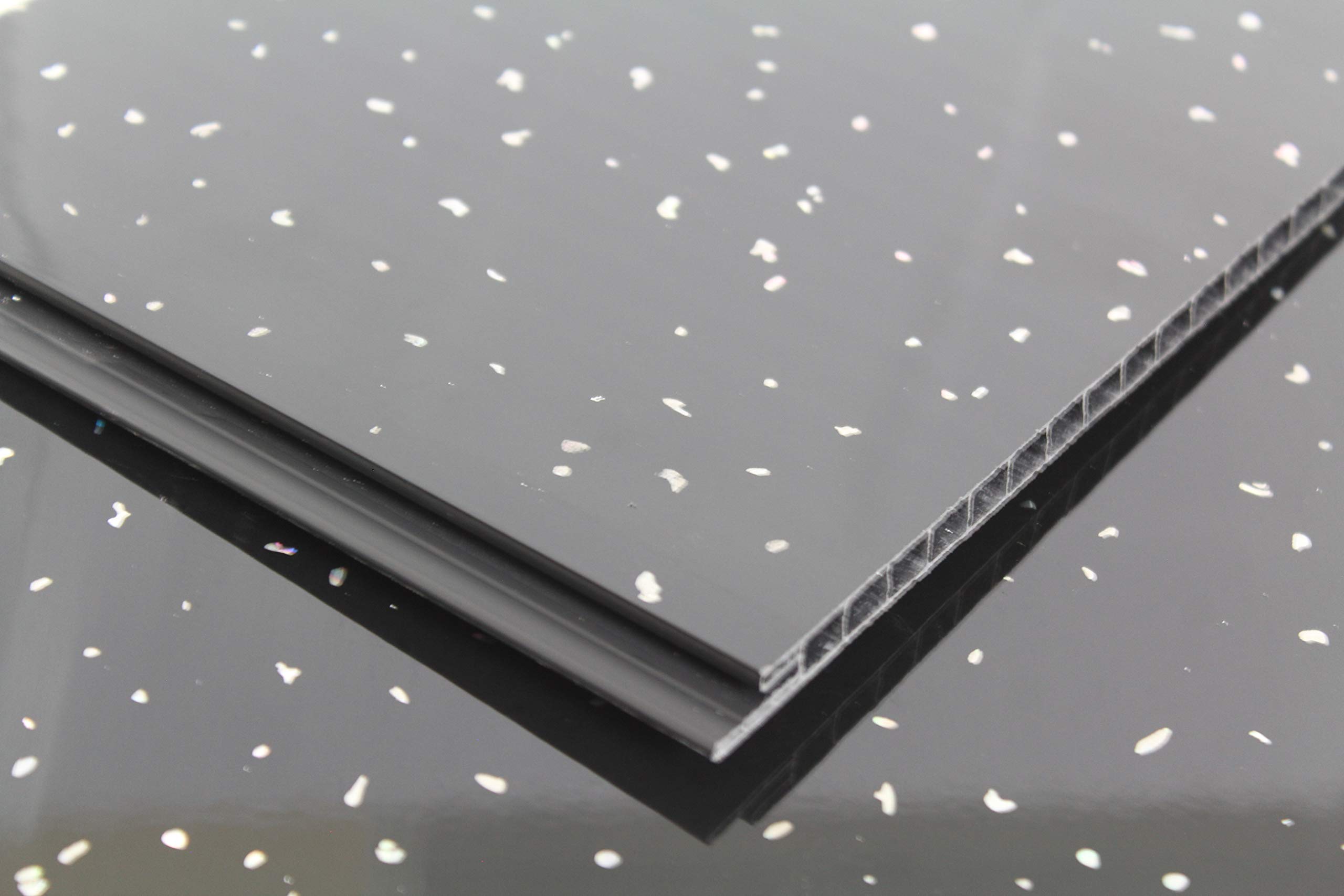 20 The Cladding Store Black Sparkle Pvc Cladding For Kitchen | Desertcart INDIA