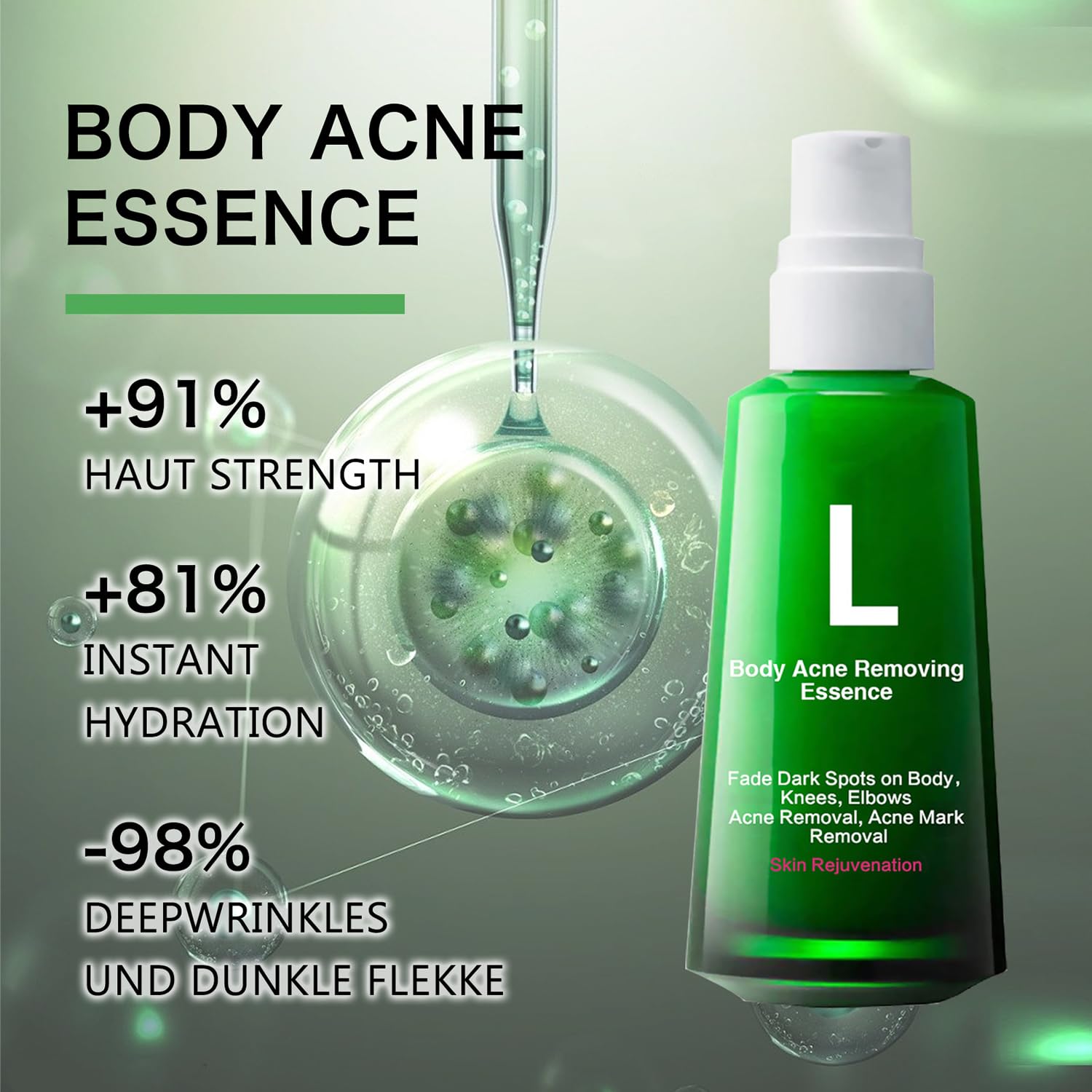 Lightenup Body Acne Serum, Lightenup Body Akne-Serum – For Removing ...