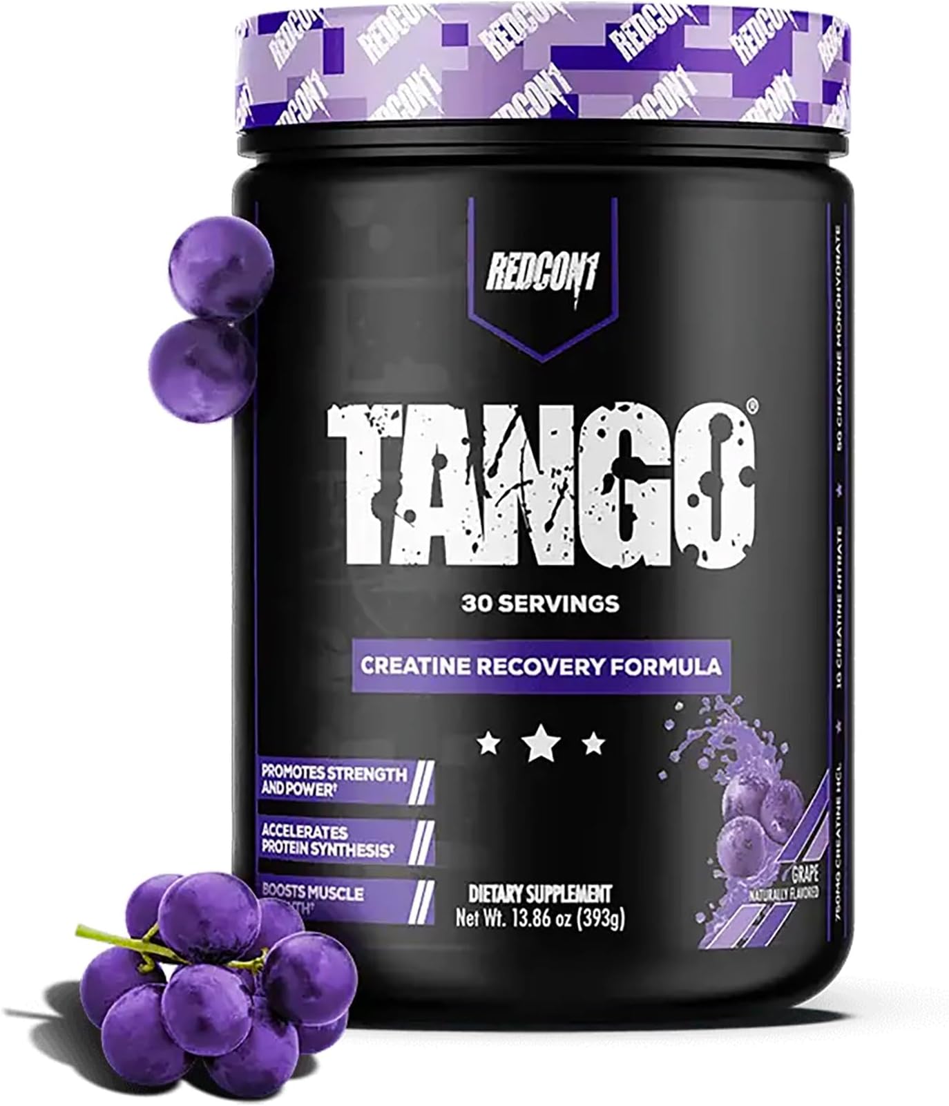 Amazon.com: REDCON1 Tango Creatine Powder, Grape - Sugar Free + Keto ...
