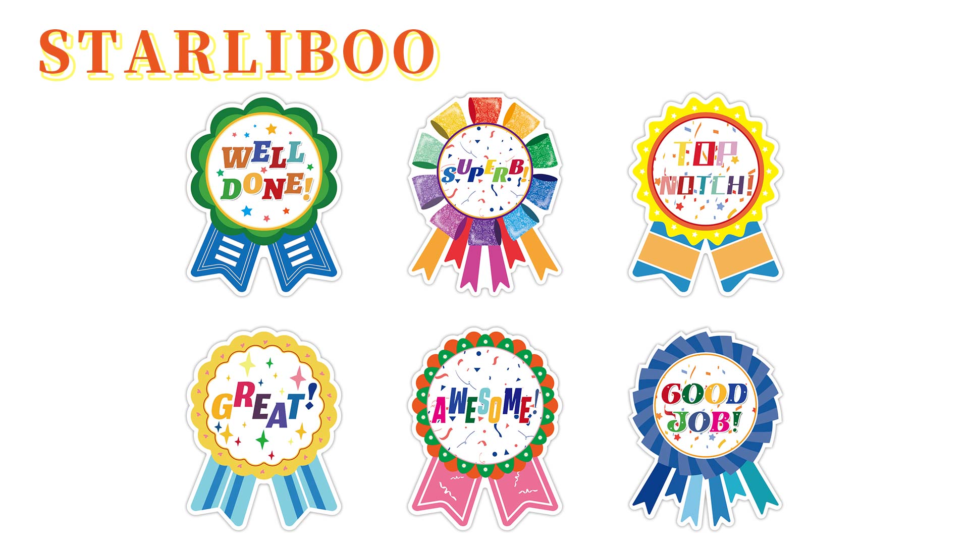 Watch 300 pcs Reward Stickers Badge Designs on Amazon Live