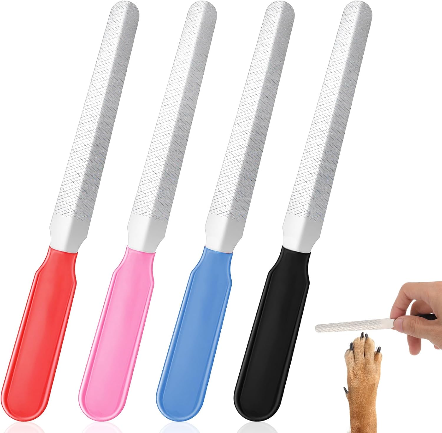 Amazon.com: Aphumedc 4PCS Small Dog Nail File, Colorful Metal Nail File ...
