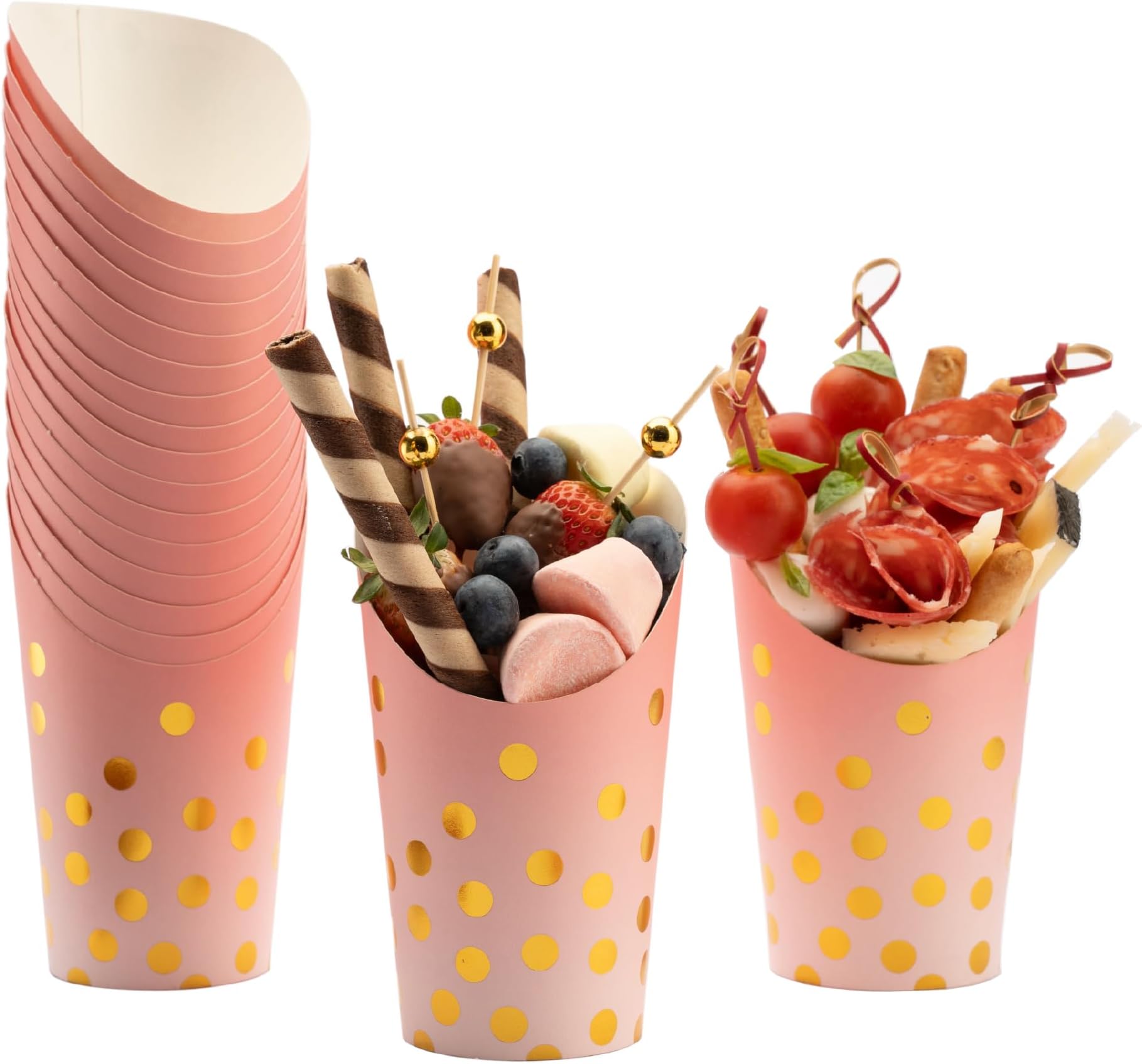Amazon.com: Charcuterie Cups with Sticks -100 Cups 16 Oz + 200 ...