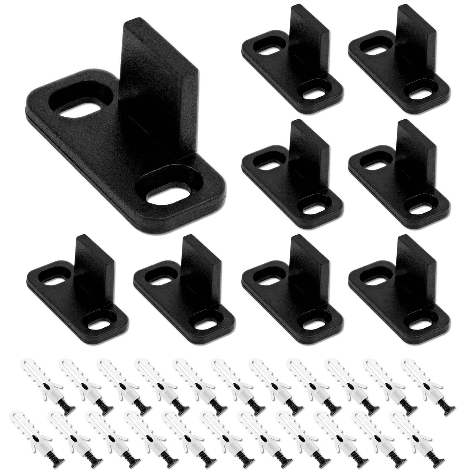 Amazon.com: 12 Pieces Sliding Barn Door Floor Guides Closet Hardware ...
