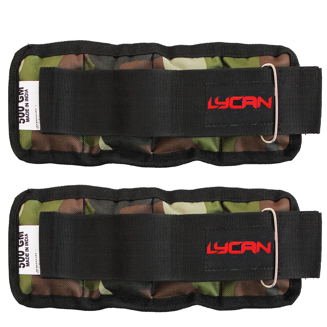 Lycan maxx wrist & ankle weight (500 GRAM X 2PC, CAMEO) : Amazon.in ...