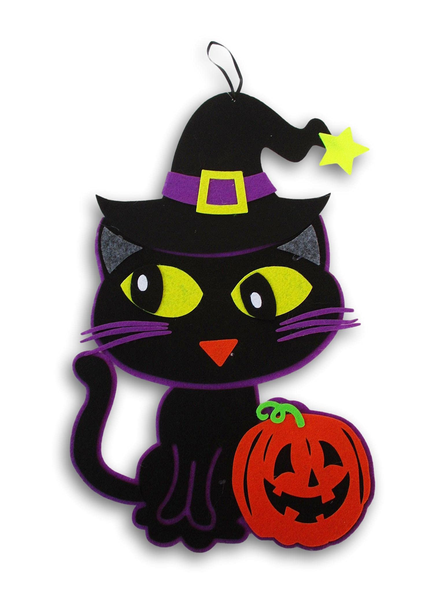 Black Cat Halloween Clip Art