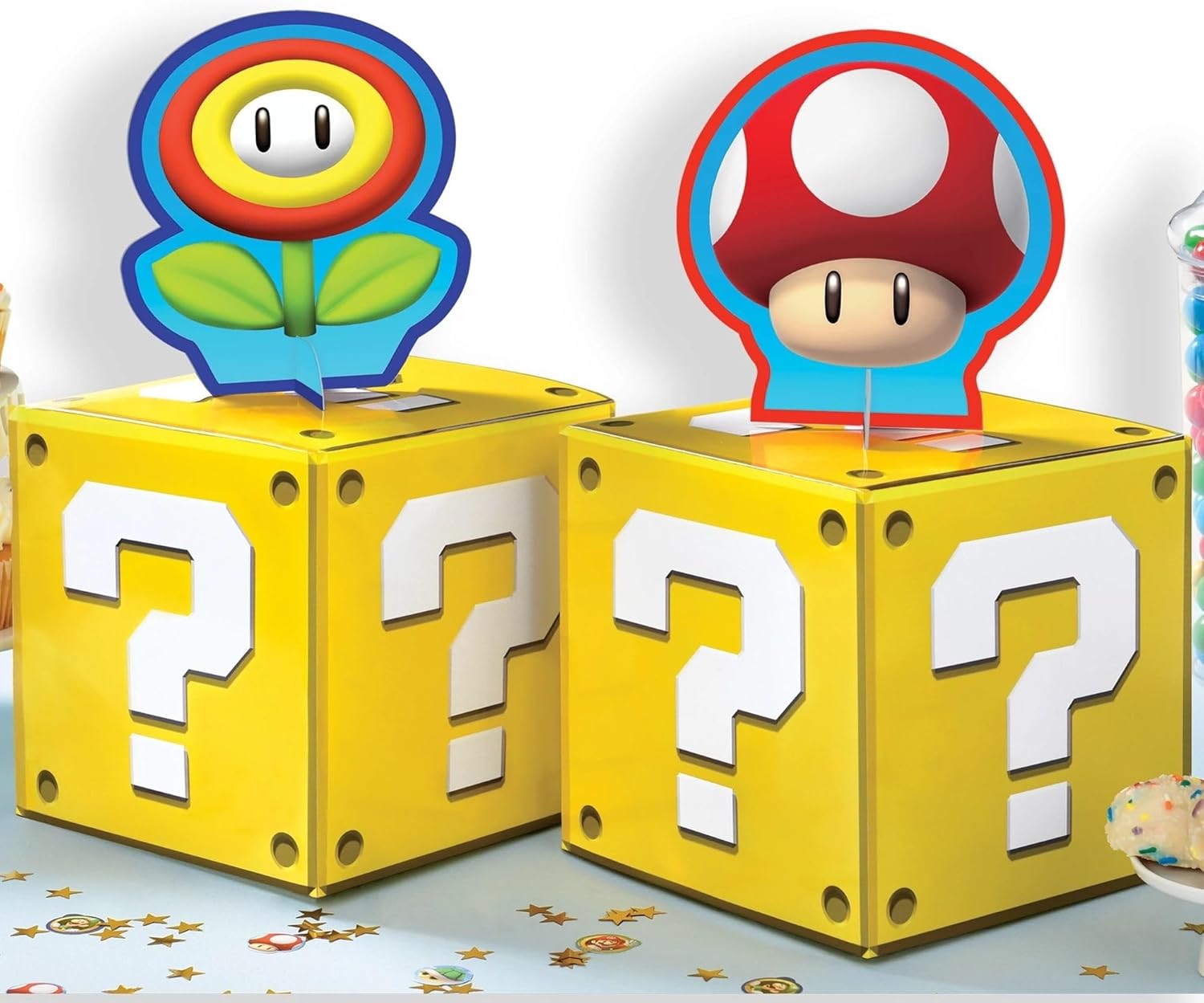 Amazon.com: Super Mario Brothers Centerpiece Decorating Kit - 2 Boxes ...