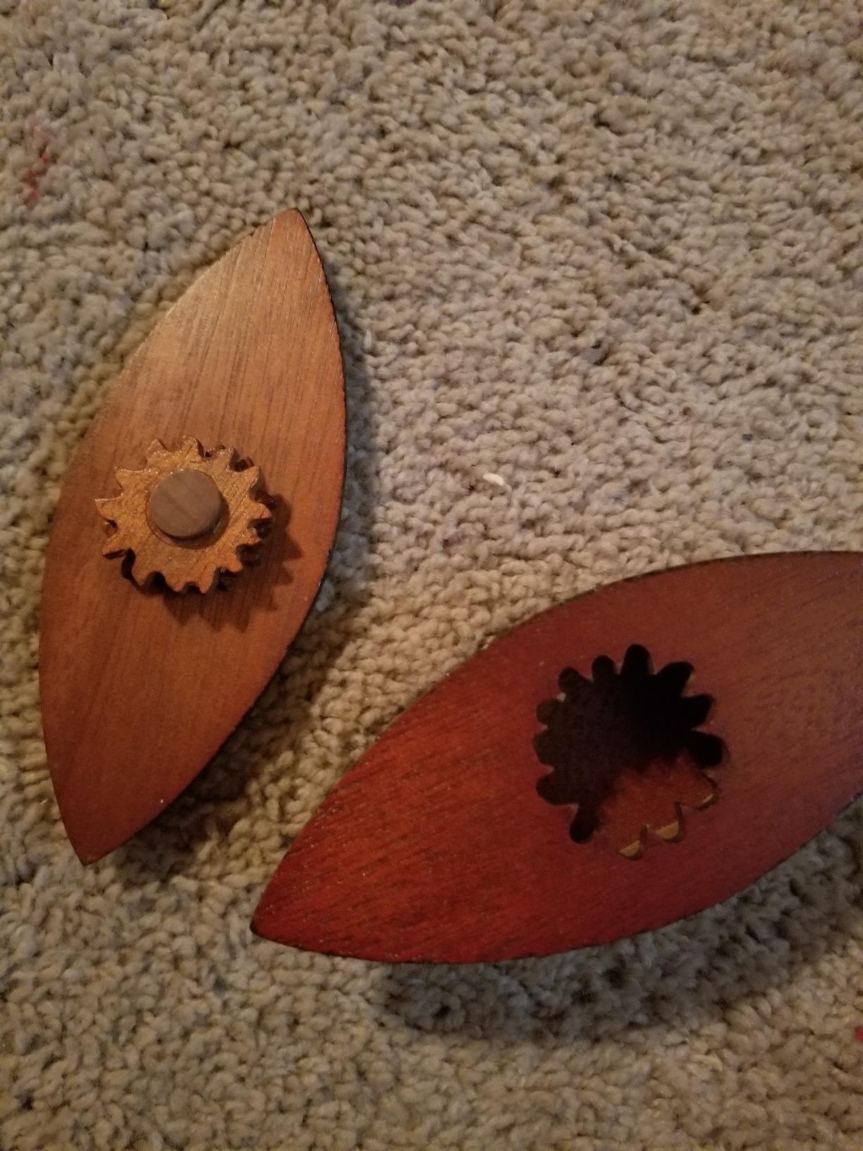 Amazon.com: Bits and Pieces - Oval Trick Box - Wooden Trick Box ...