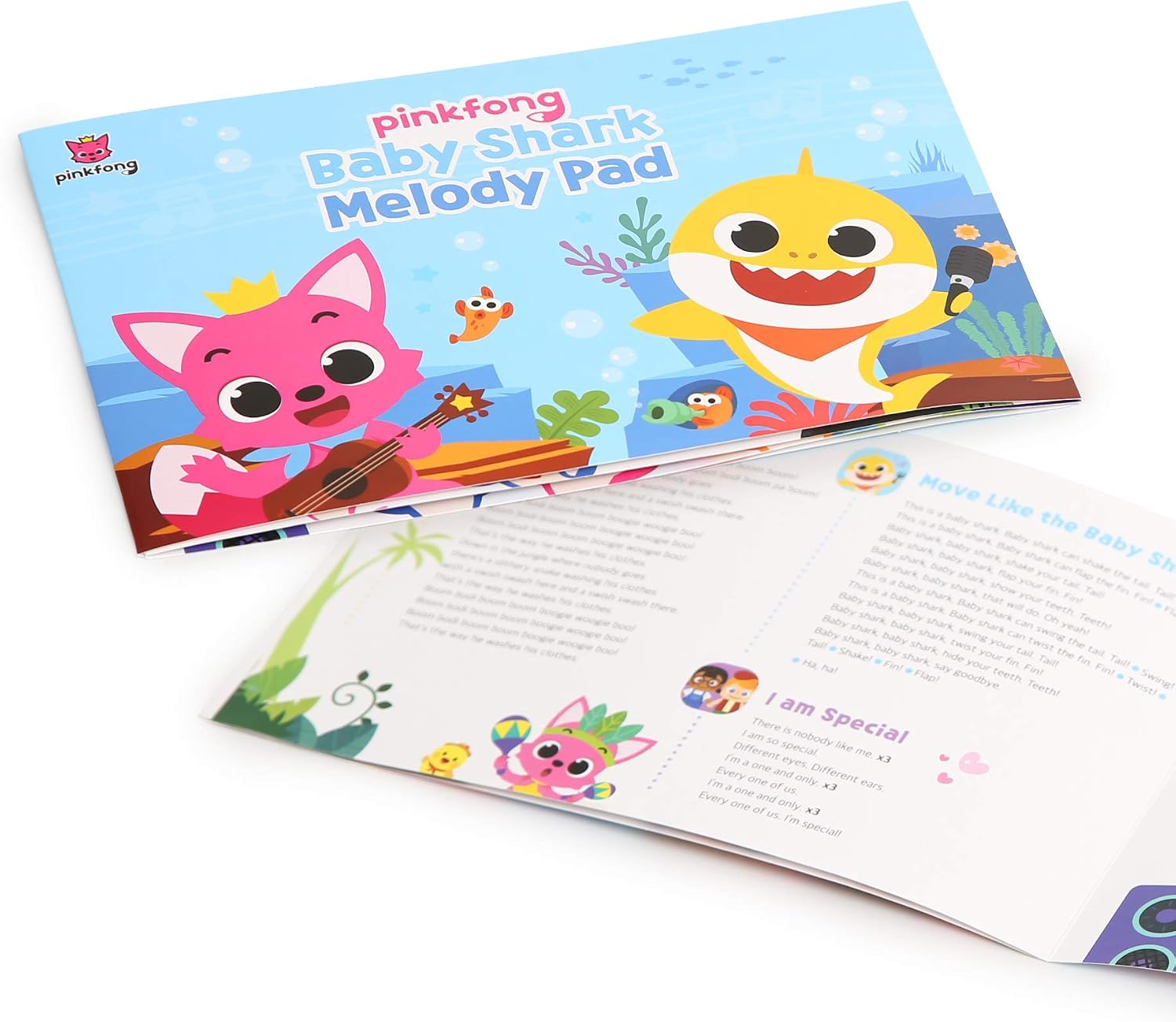 Buy Pinkfong Baby Shark Sing-Alongs 10 Button Sound Book & Melody Pad ...