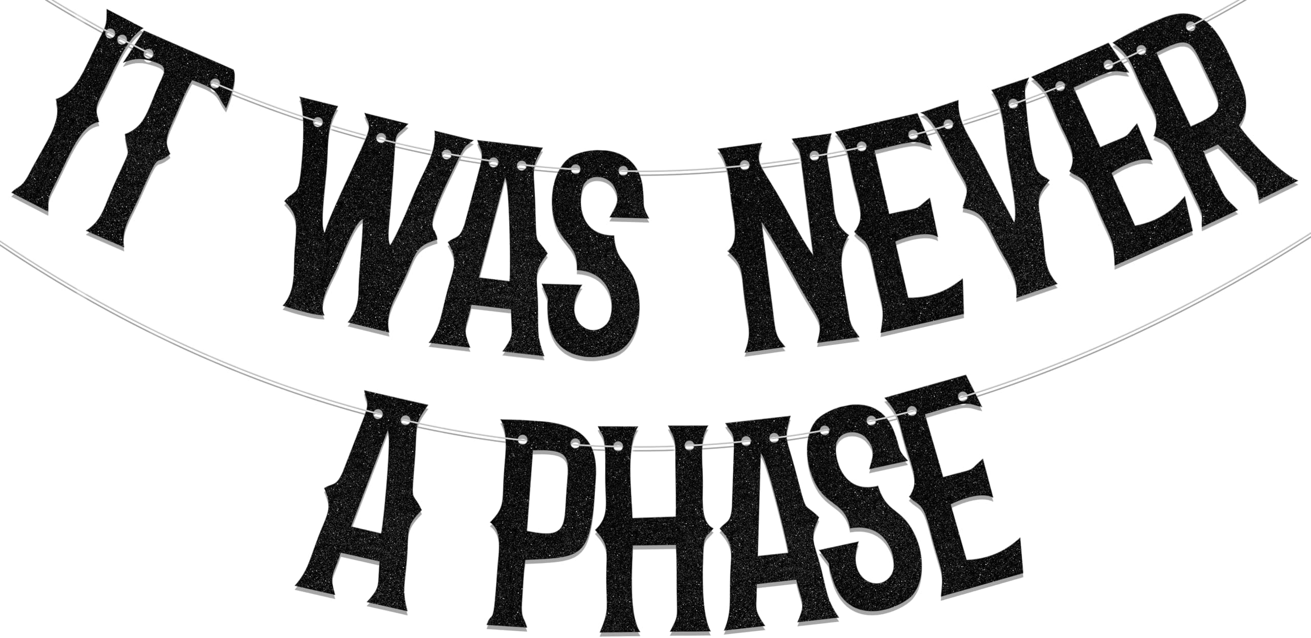 Amazon.com: Its Not A Phase Mom - Old English Birthday Banner - Emo ...