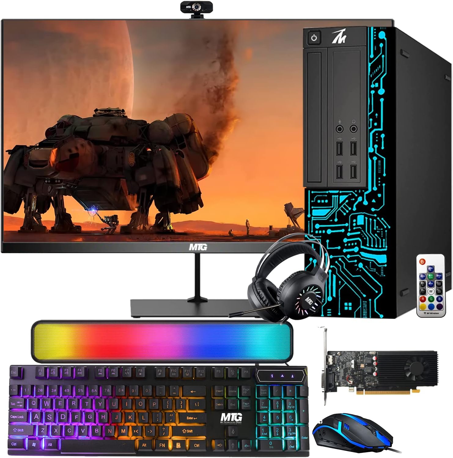 Amazon.com: TechMagnet Gaming PC Desktop, Intel Core i7, Siwa 8, GT ...