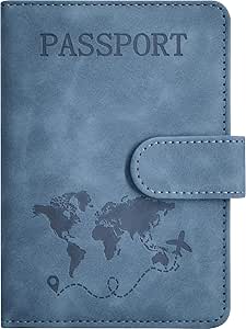 Amazon.com | Passport Holder, Passport Cover with Credit Card Slot and ...