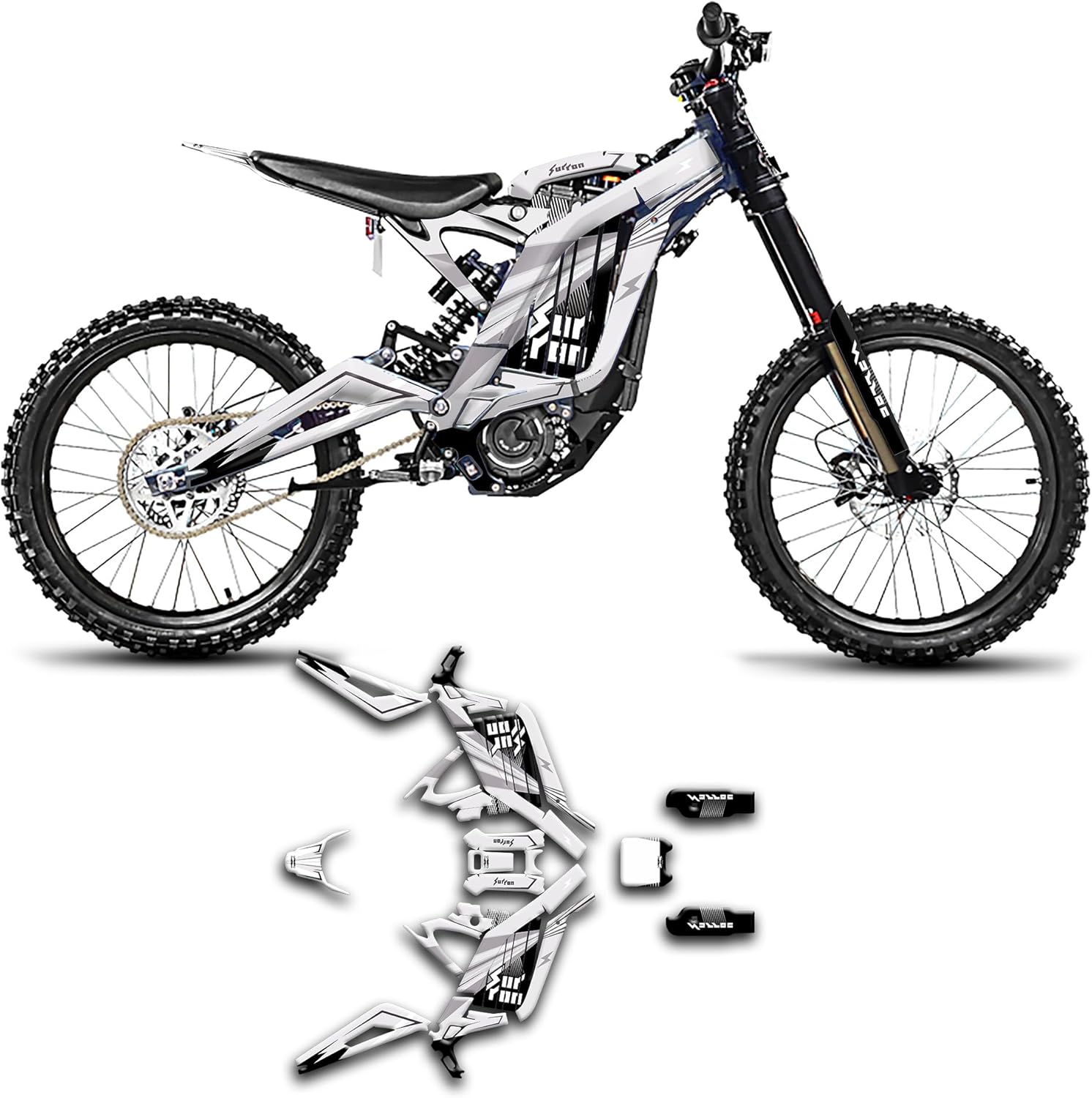 Amazon.com: Kungfu Graphics Custom Decal Kit for Surron SUR-Ron Off ...