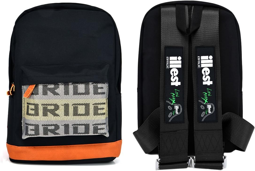 Amazon.com : Bride Racing Backpack Seat Fabric Harness Strap Zipper ...