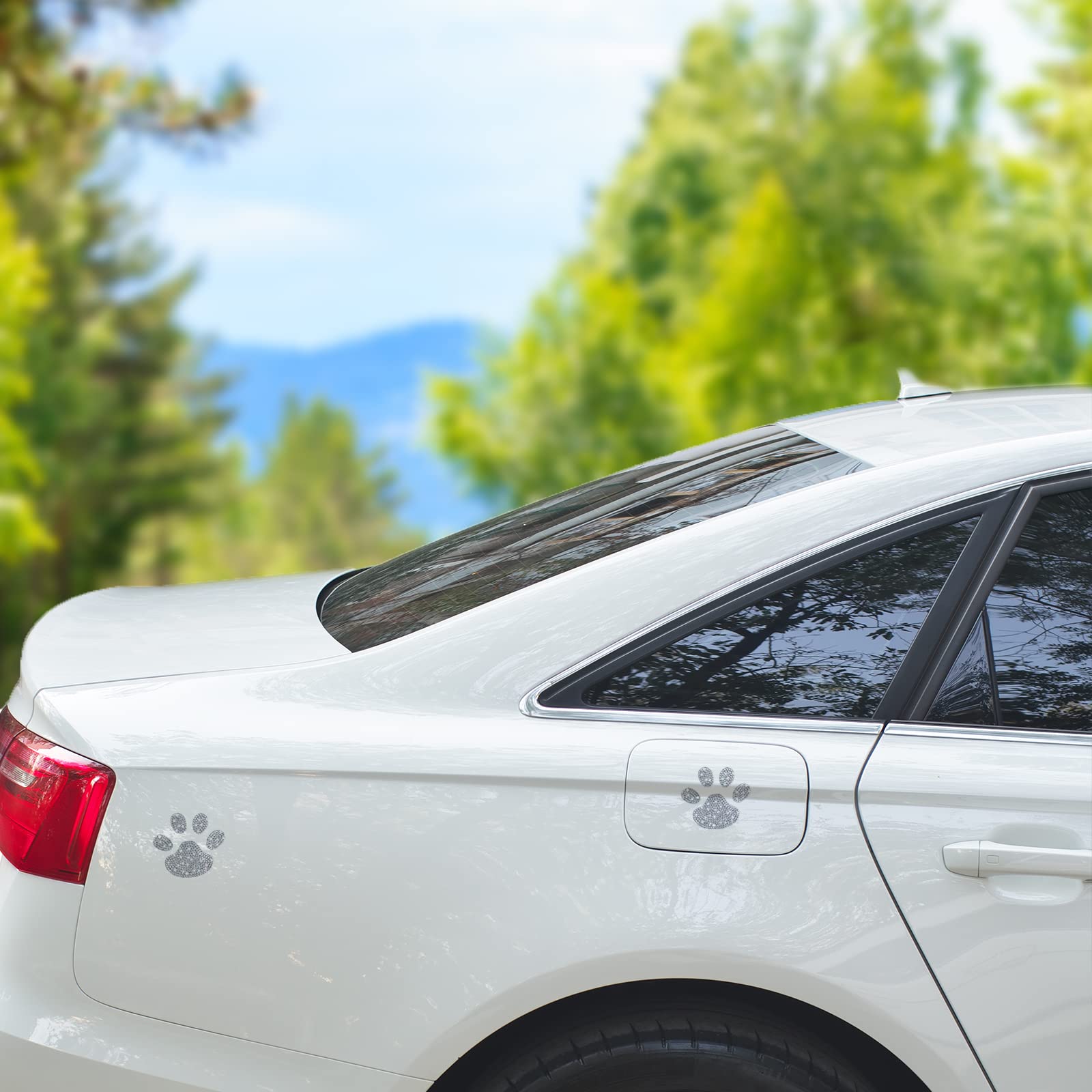 Snapklik.com : 4Pieces Crystal Car Sticker For Window, Bling Rhinestone ...