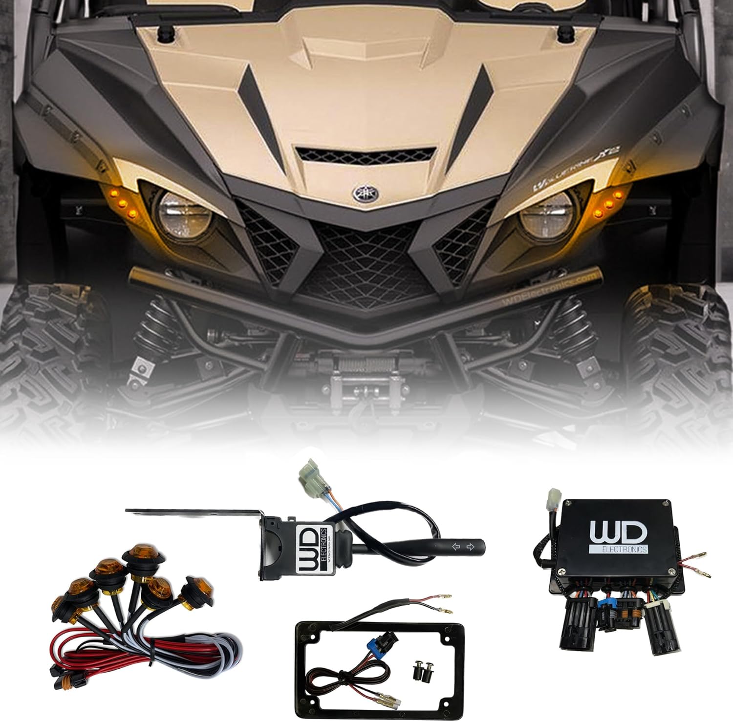 Amazon.com: WD Electronics Compatible with Yamaha Wolverine 850 Amber ...