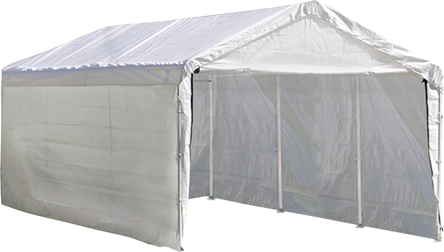 ShelterLogic Super Max Canopy 10-Feet x 20-Feet 2-in-1 Pack with ...