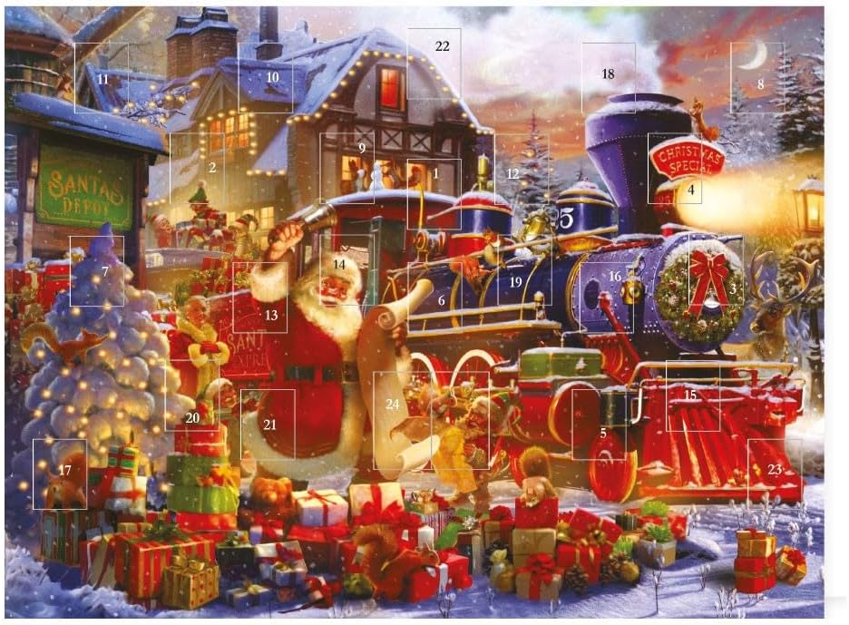 Tracks Publishing Traditional Advent Calendar - Santa's Train - No ...