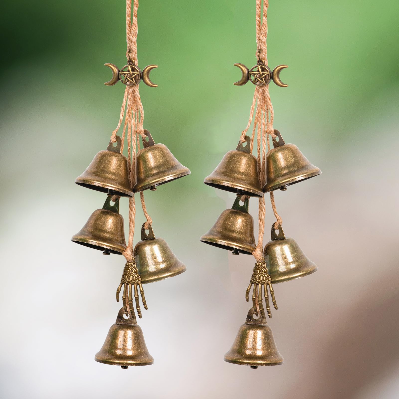 Amazon.com: Ausicfen 2 Pieces Witch Bells Protection for Door Knob ...