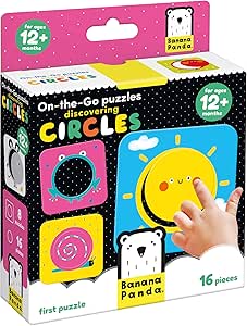 Banana Panda On-the-Go Puzzle discover circles 12m+ : Amazon.co.uk ...