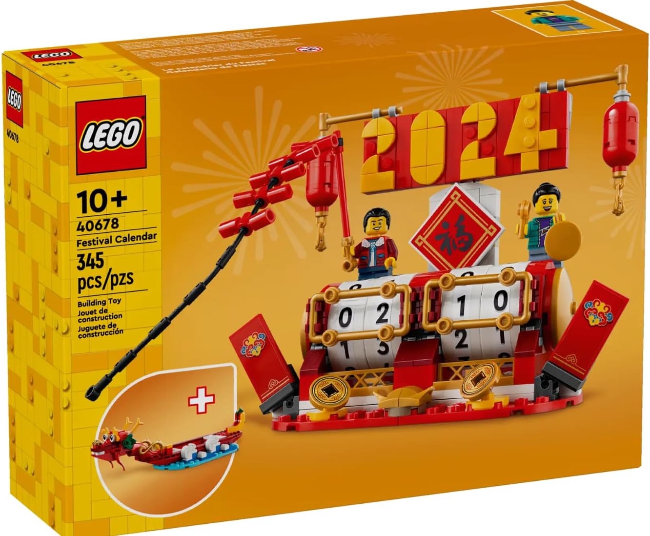 Lego Calendrier festif - set 40678 : Amazon.fr: Fournitures de bureau