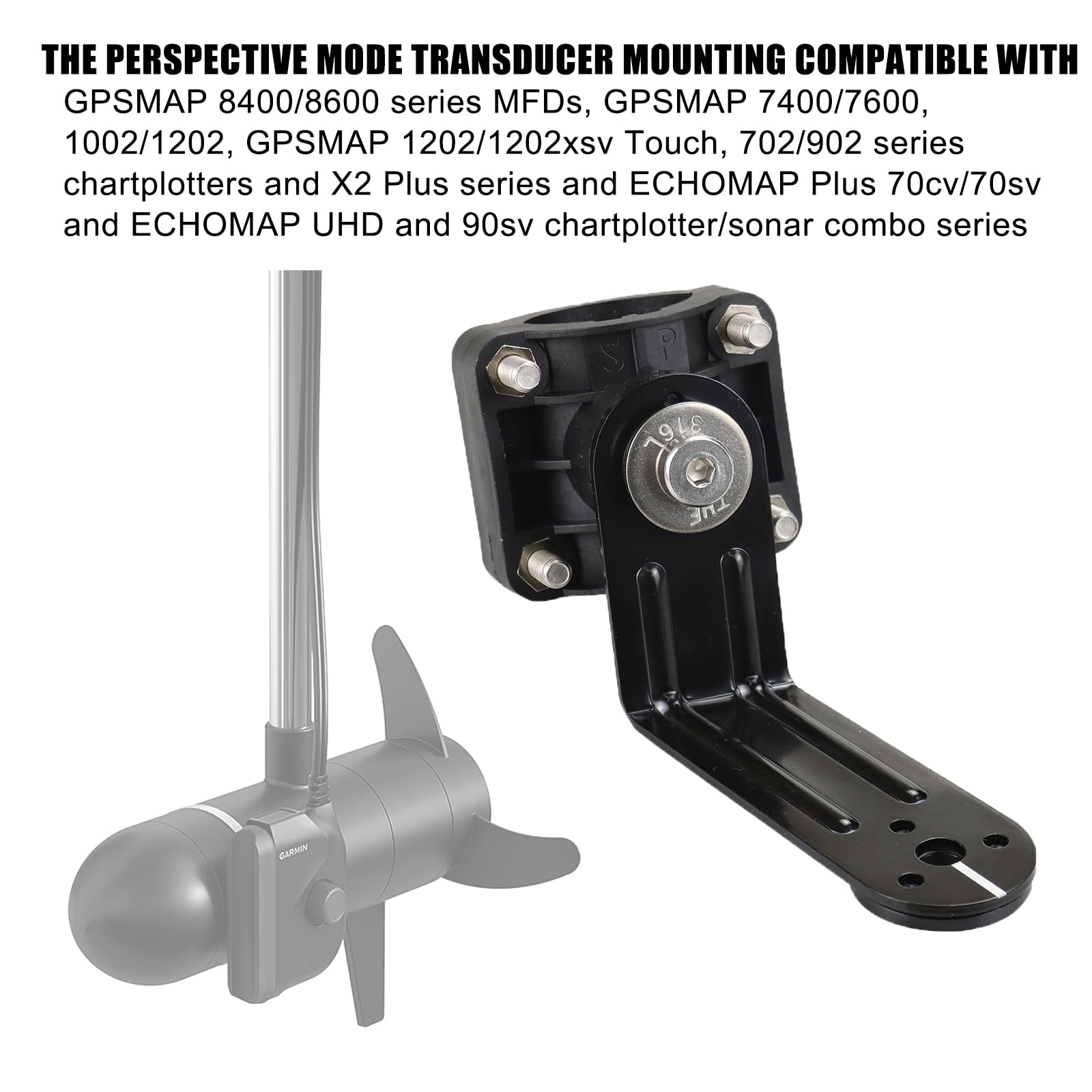 0 Degree Transducer Mount Garmin Livescope LVS32 Transducer Mount - 0 ...