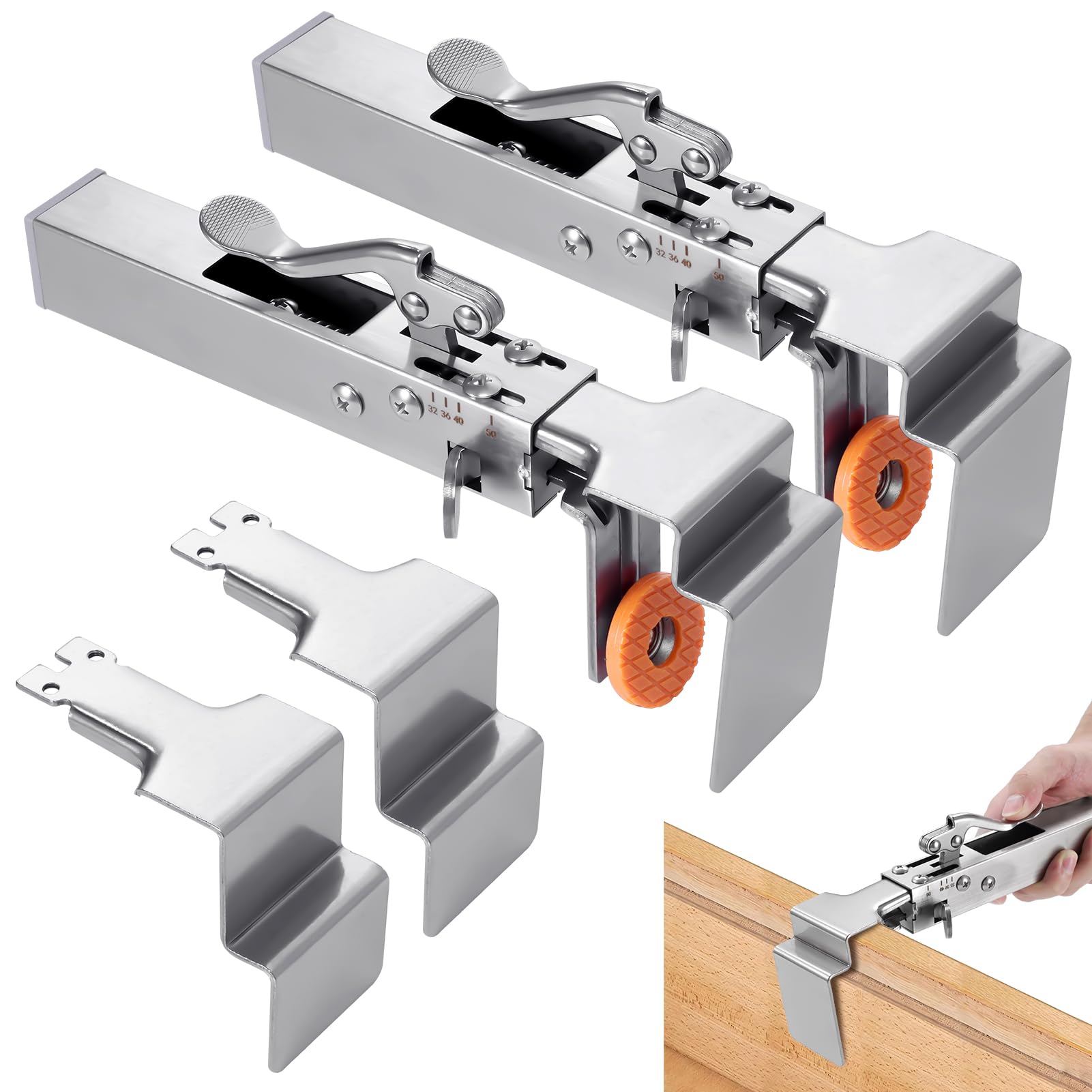 Adjustable Drawer Fixing Clamp, Drawer Panel Front Installation Clamps ...