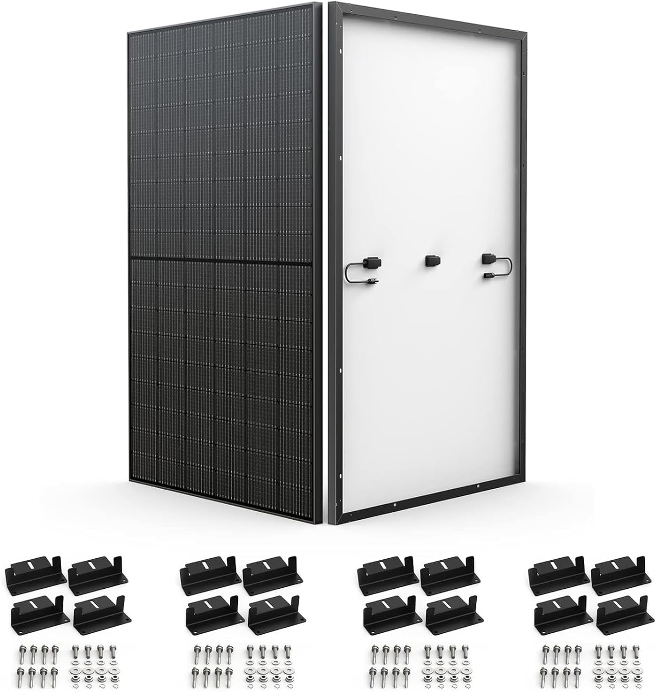 Amazon.com : ECOFLOW Monocrystalline Solar Panel 2 x 400 W, Rigid Solar ...