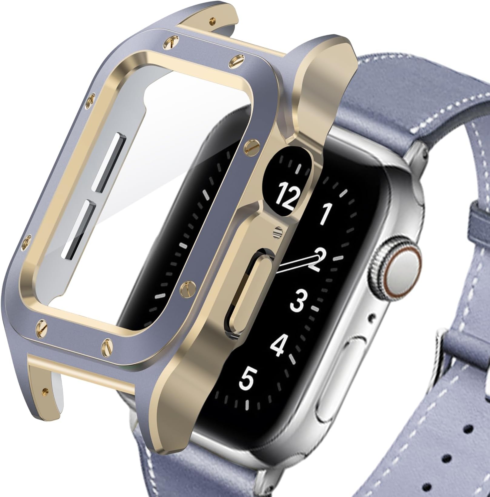 Amazon.com: ULITIQ Compatible with Apple Watch Case 44mm SE Series 6 5 ...