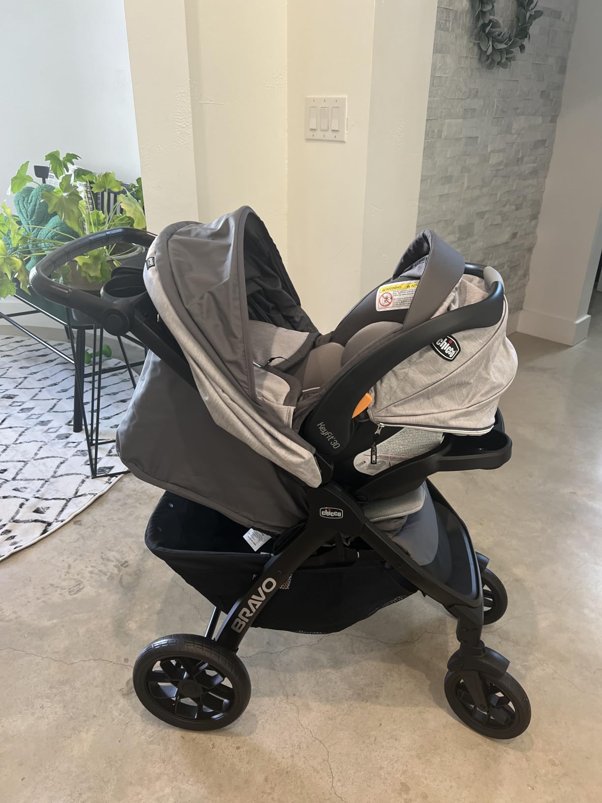 $13/mo - Finance Chicco Bravo 3-in-1 Trio Travel System, Quick-Fold ...