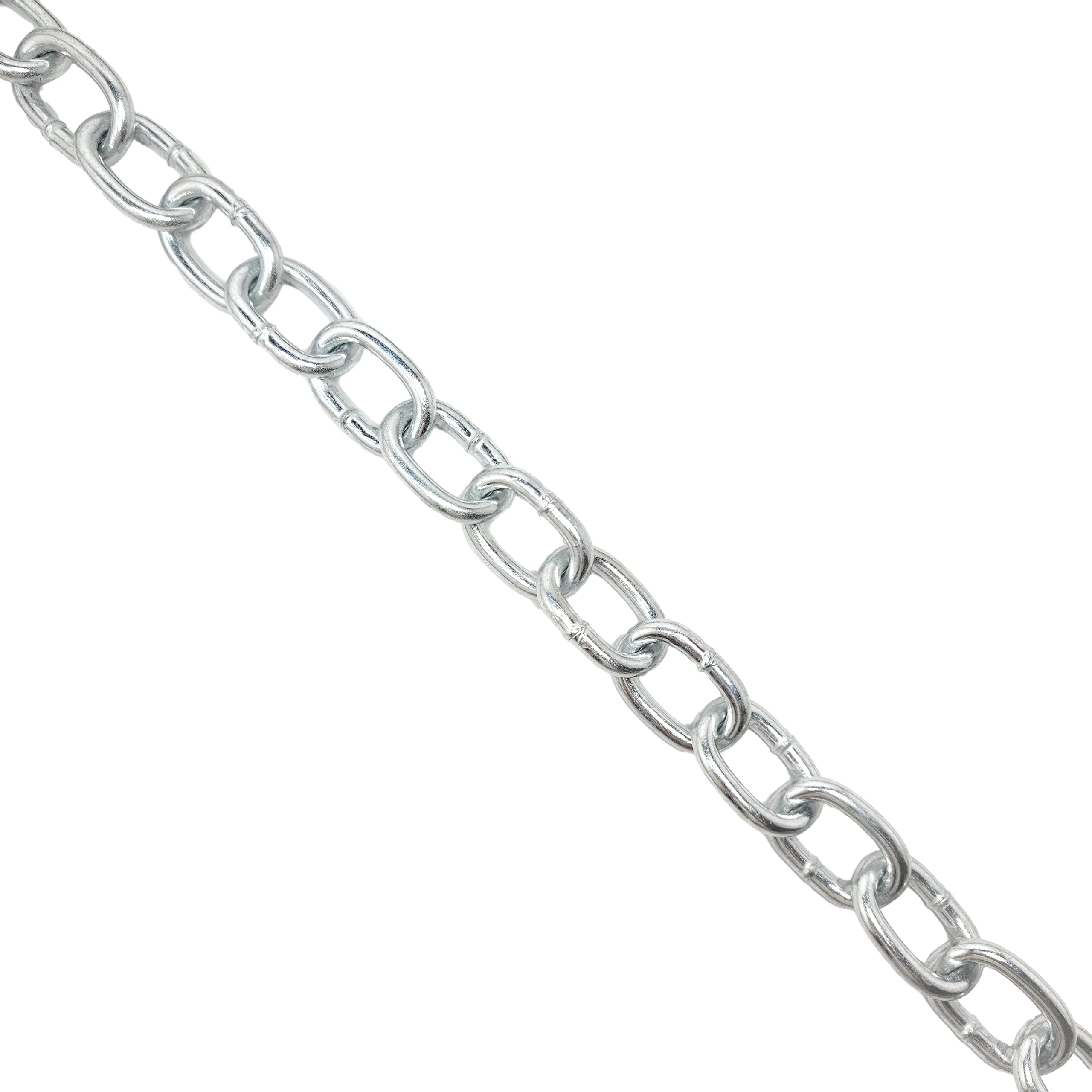 Snapklik.com : 2/0x10 Zinc Plated Wide Link Coil Chain