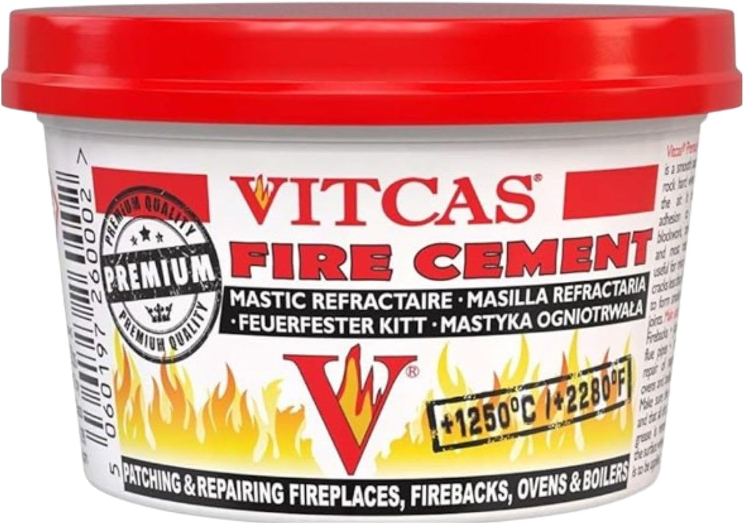 VITCAS 6mm 2m Black Stove Fire Rope for sealing Jointing and Gasketing ...