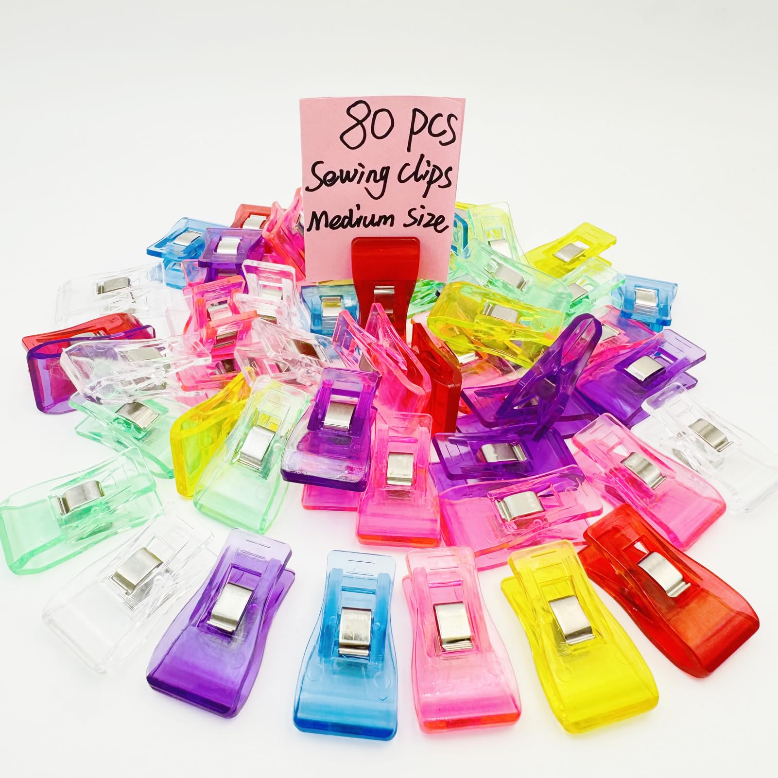 Amazon.com: Sewing Clips Quilting Clips Assorted Colors Quilt Clips ...