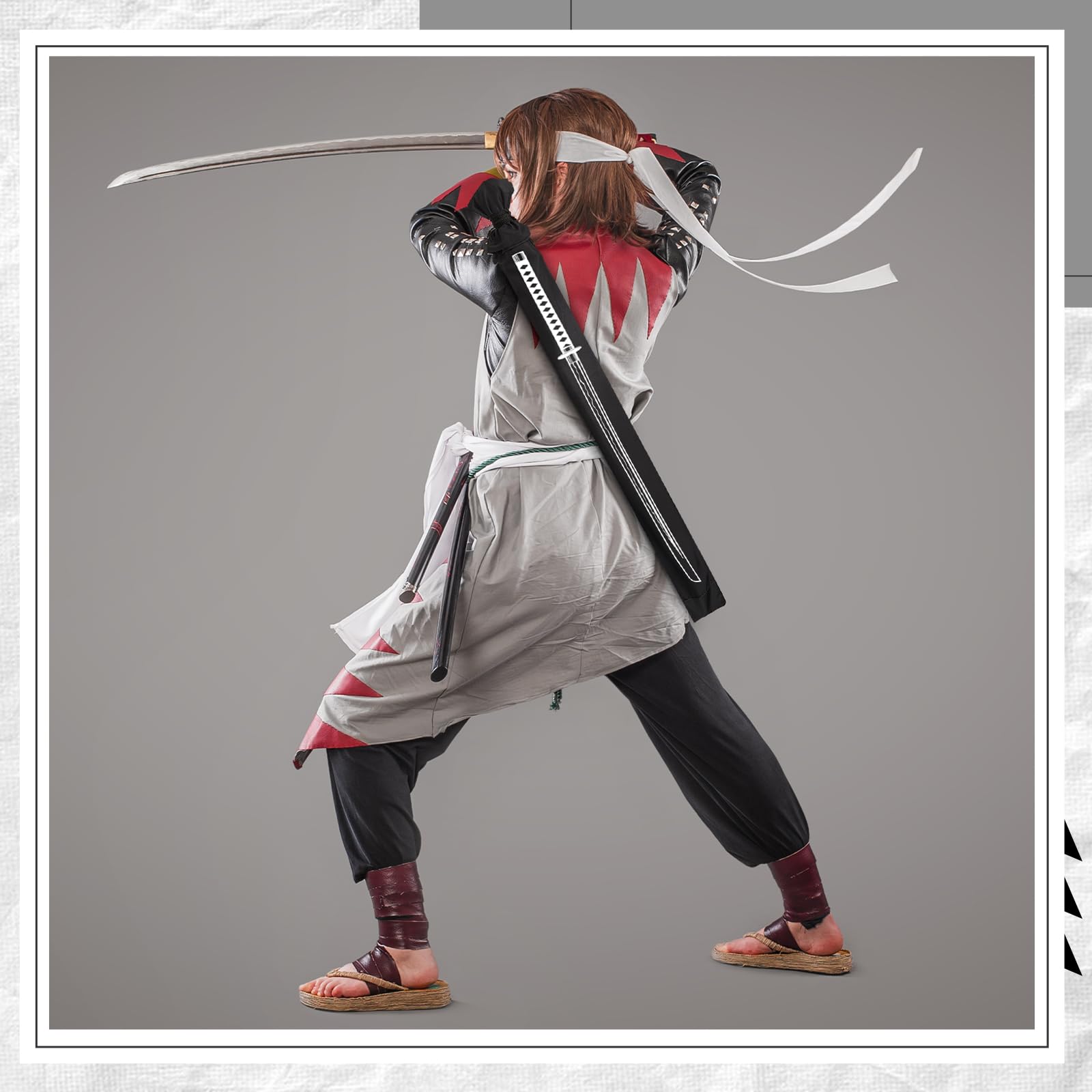 Snapklik.com : Patelai Sword Bag Katana Carrying Bag Black Ninja Sword ...