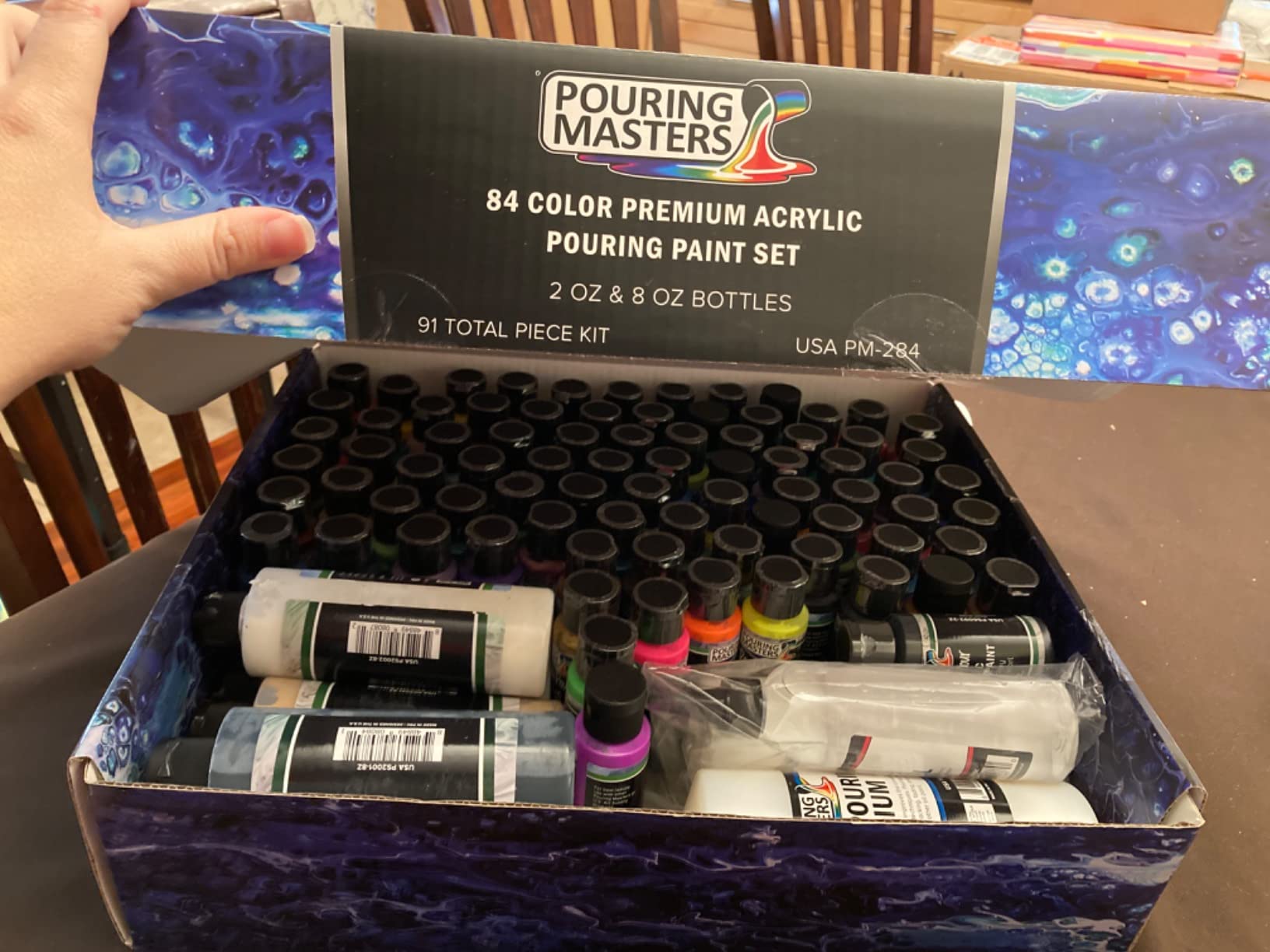 $27/mo - Finance Pouring Masters 84-Color Ready to Pour Acrylic Pouring ...