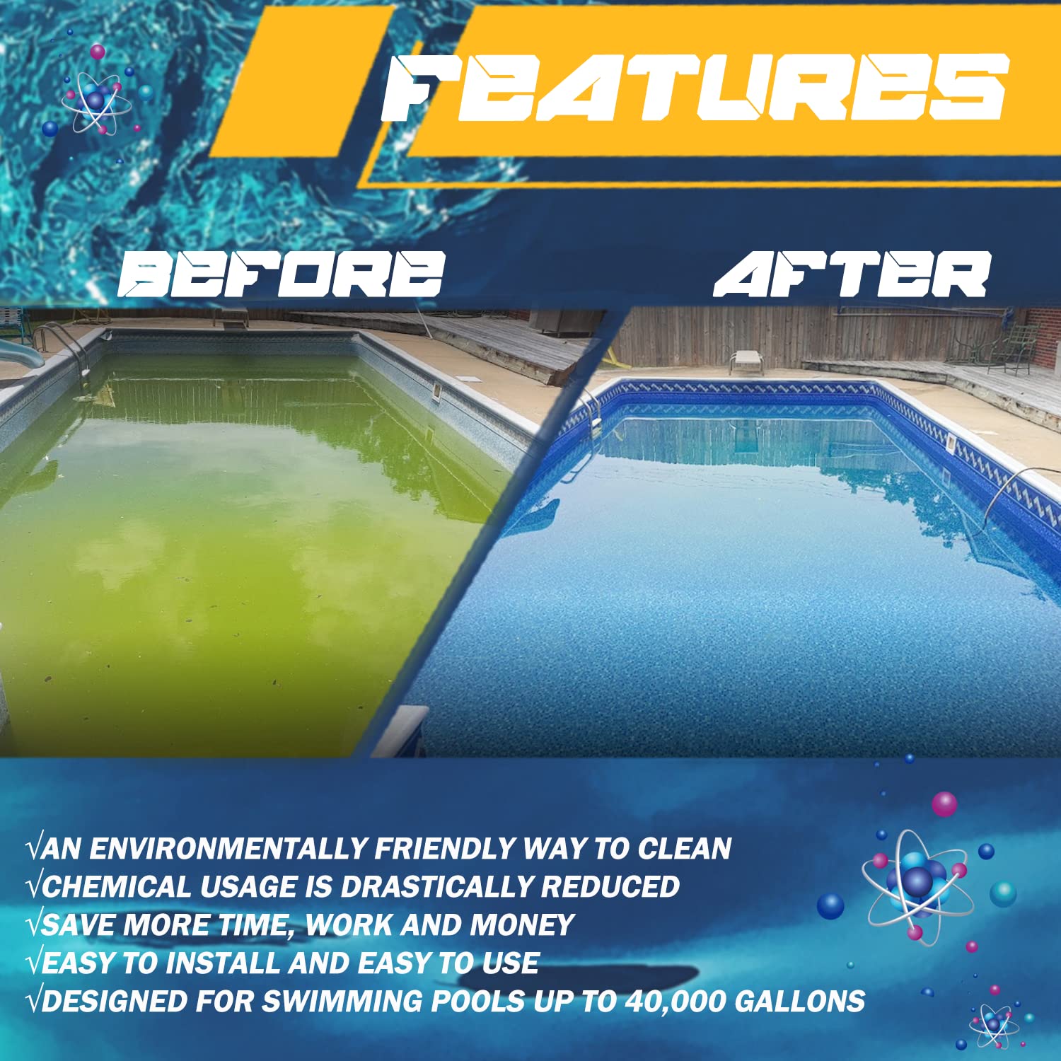 4CH4002-R Replacement Chamber for Hybrid Pool Treatment System