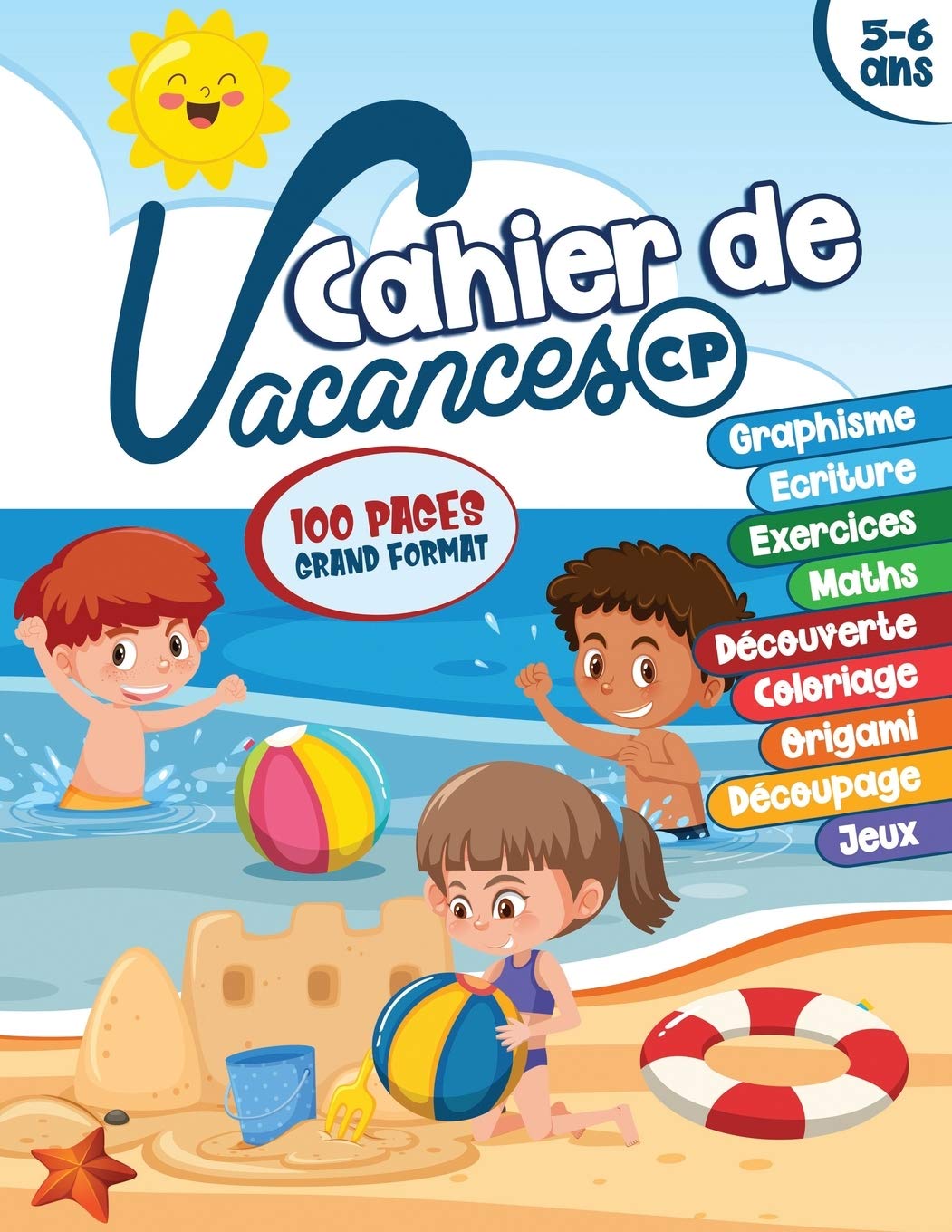 Buy Cahier de vacances CP: Livre d'activités pour enfants de 5-6 ans ...