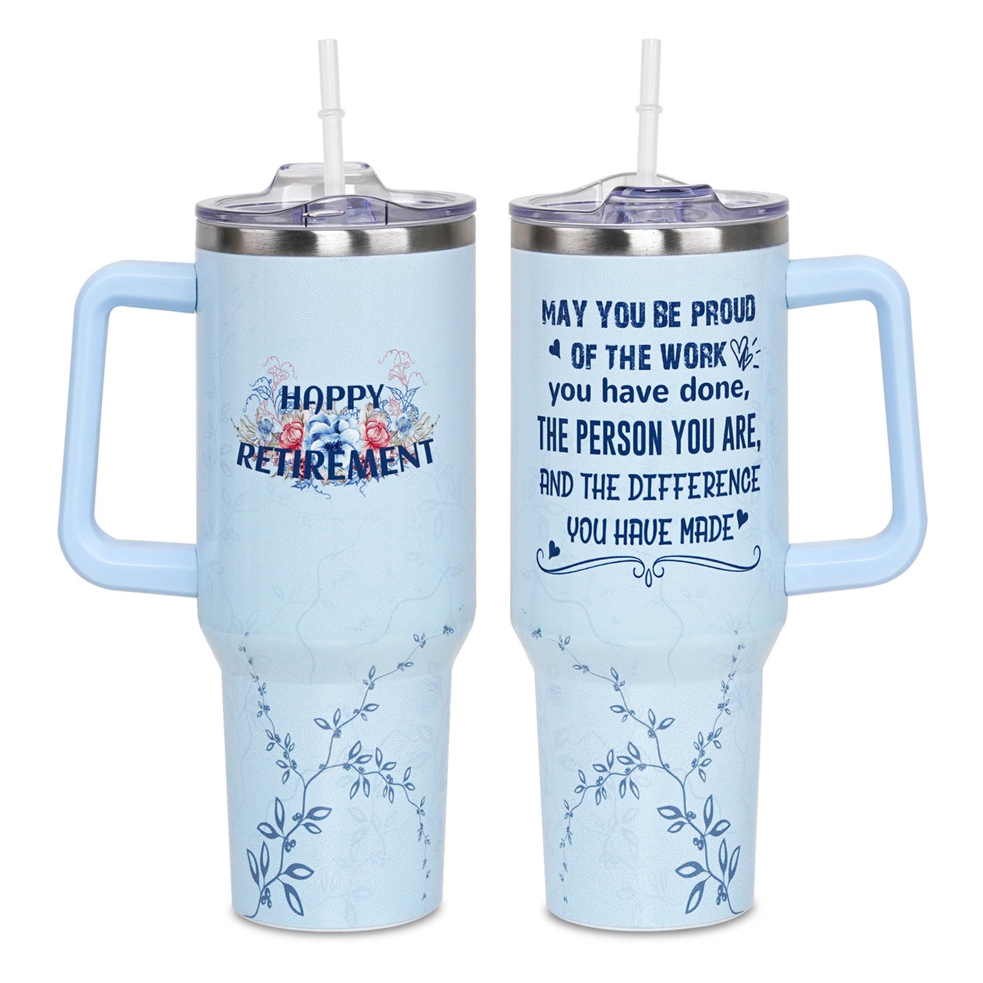 Amazon.com | Retirement Gifts for Women, Happy Retirement Tumbler 40 oz ...