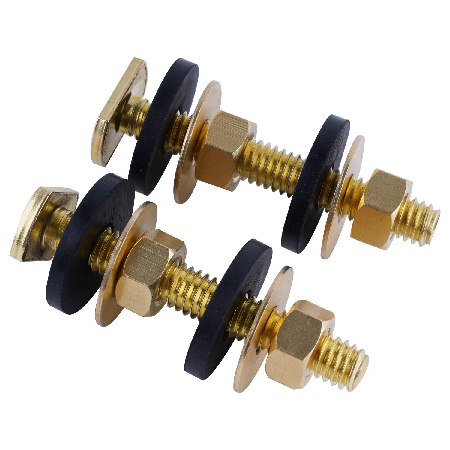 Snapklik.com : Hibbent Toilet Floor Bolts And Caps Set, Universal ...