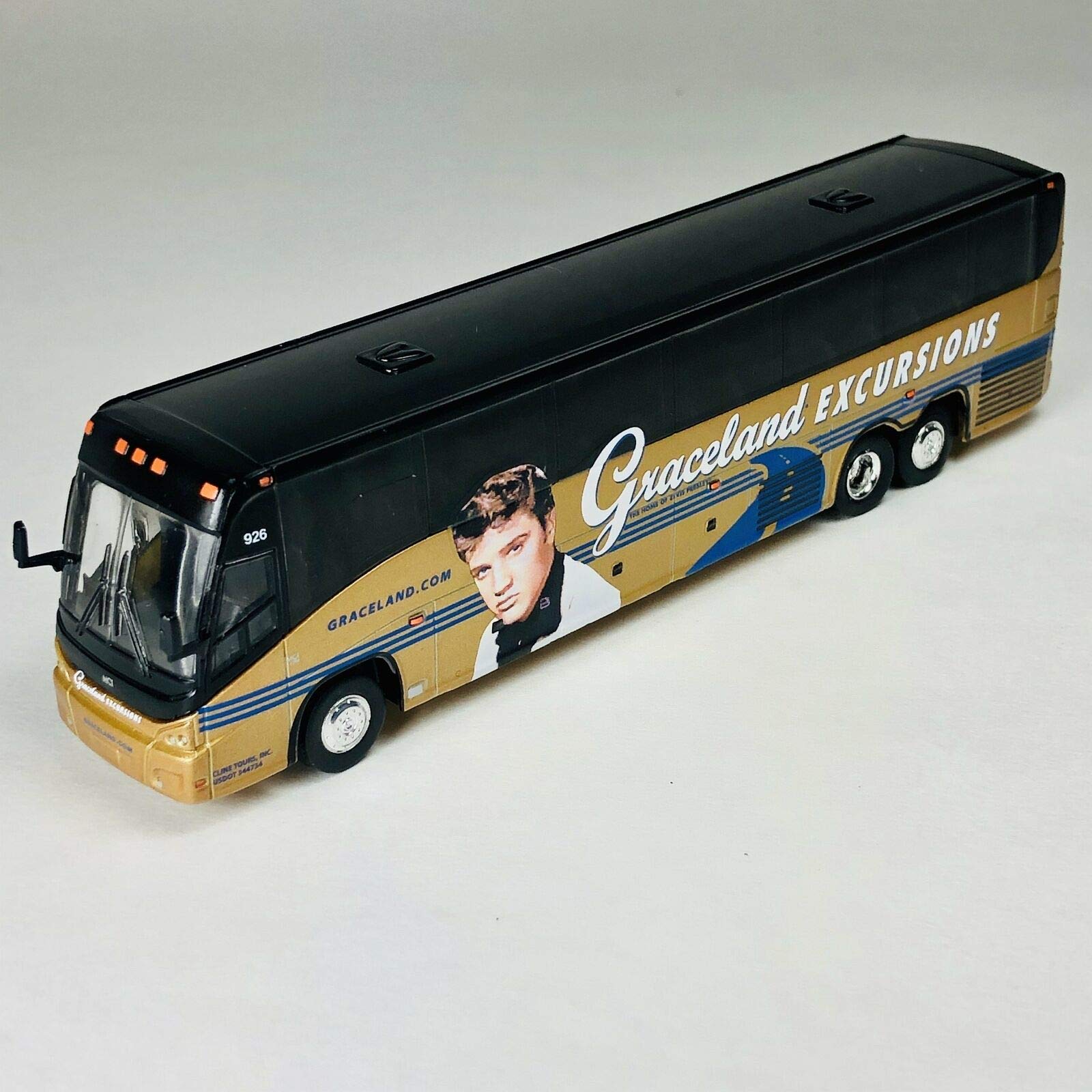 Buy Iconic Replicas MCI J4500 Elvis Presely Bus-Graceland Excursions 1/ ...