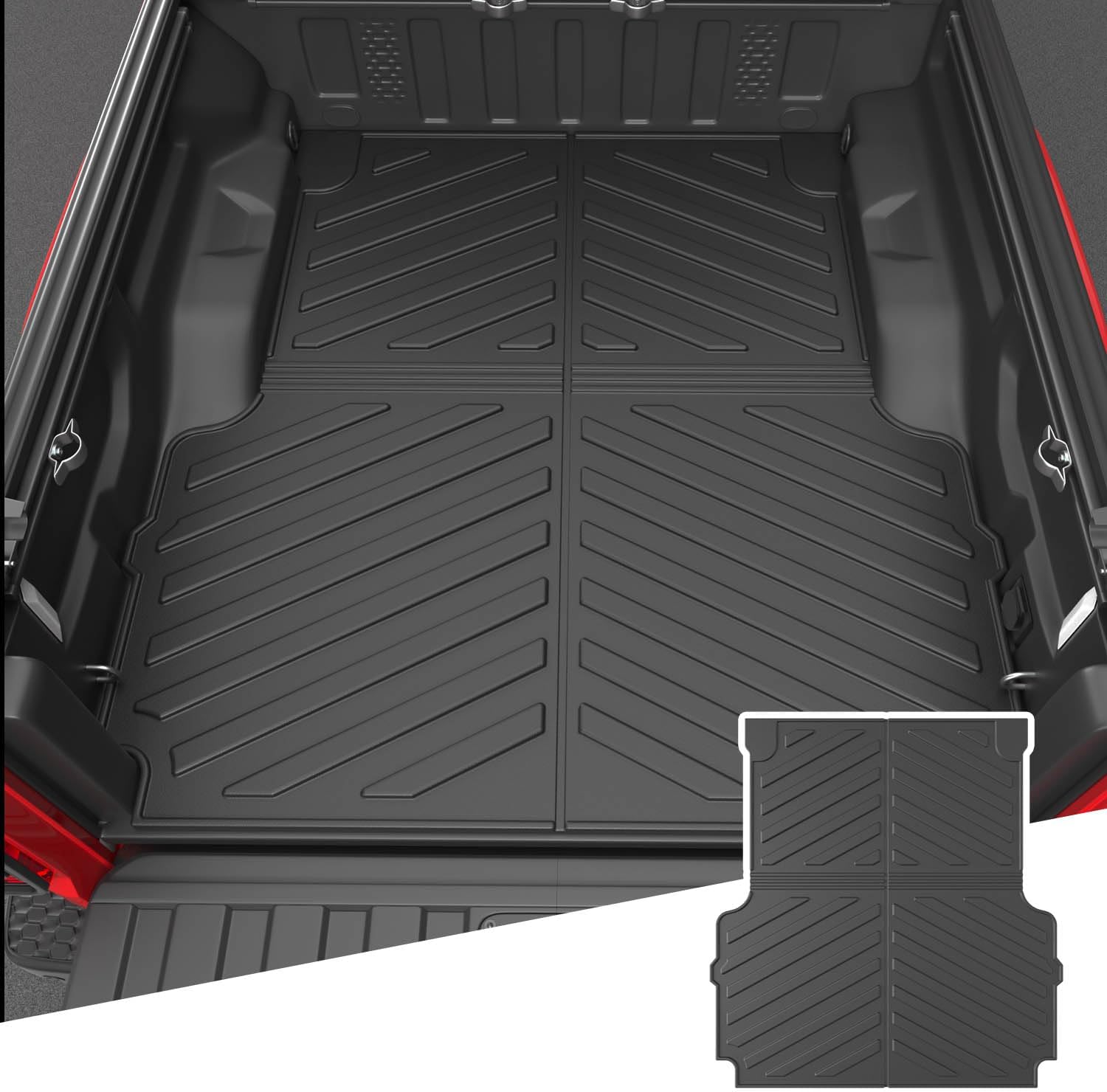 Amazon.com: AUTOSAVER88 Truck Bed Mat for 2020-2023 Jeep Gladiator 5 Ft ...