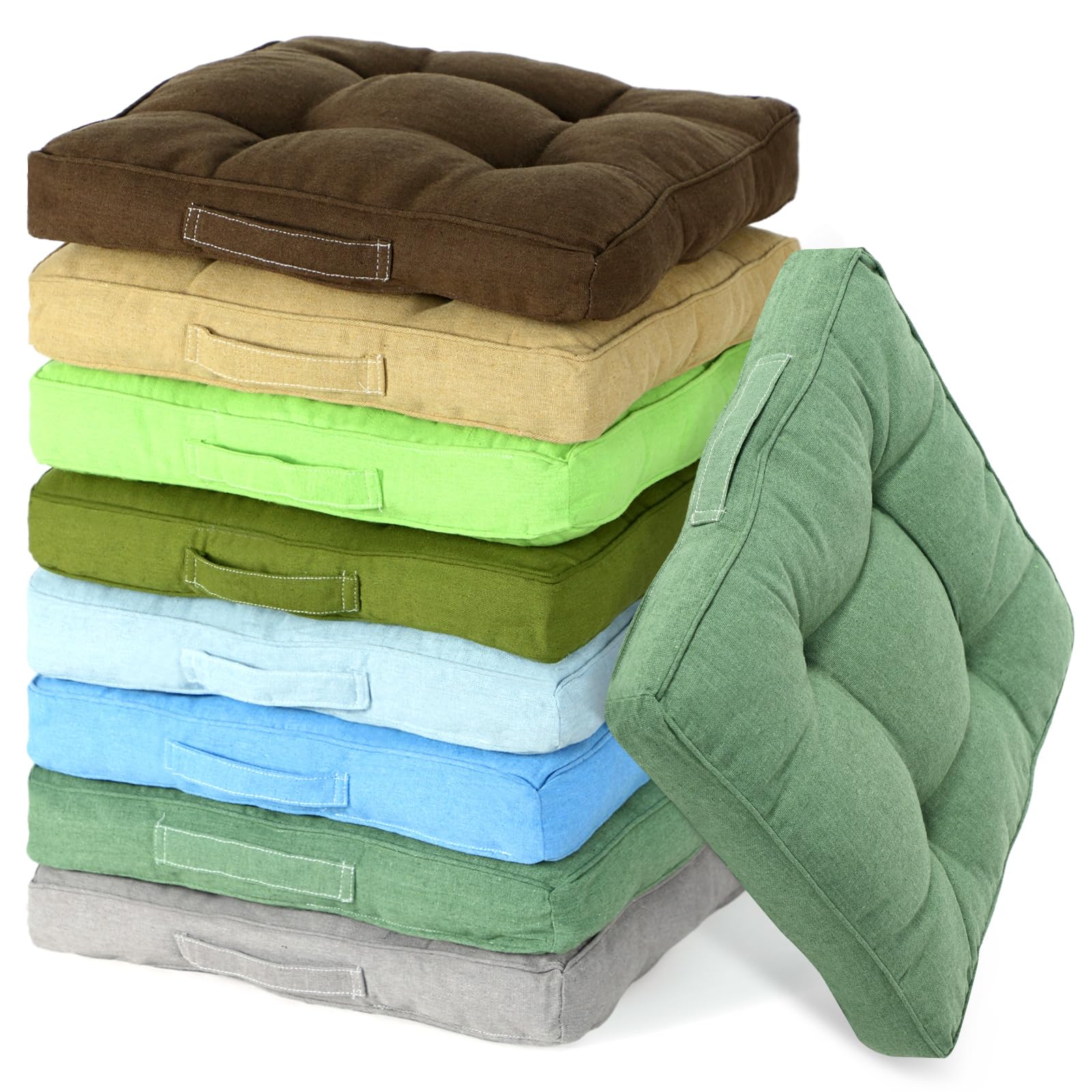 Amazon.com: Gerrii 8 Pieces Floor Cushions for Kids Classroom Flexible ...