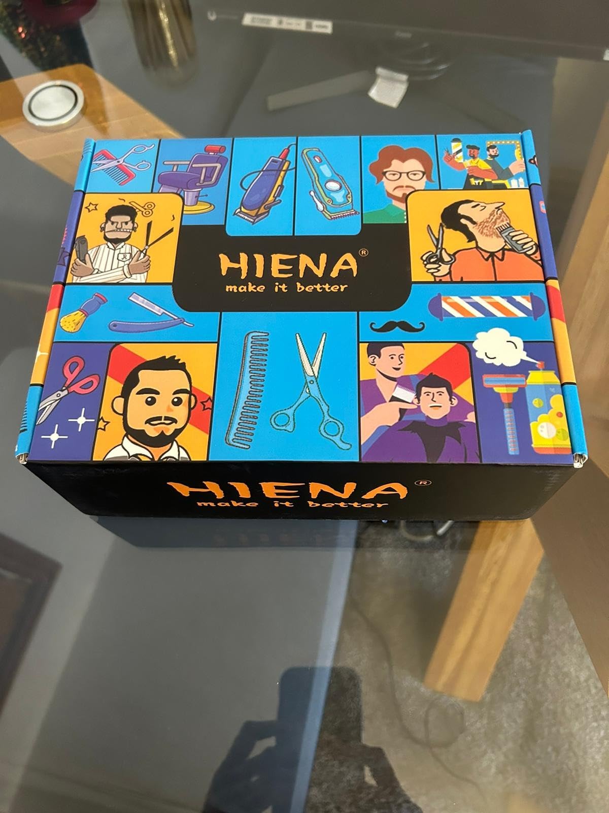 HIENA PRO Professional Hair Clippers Set for Men, Barber Kit for Hair ...