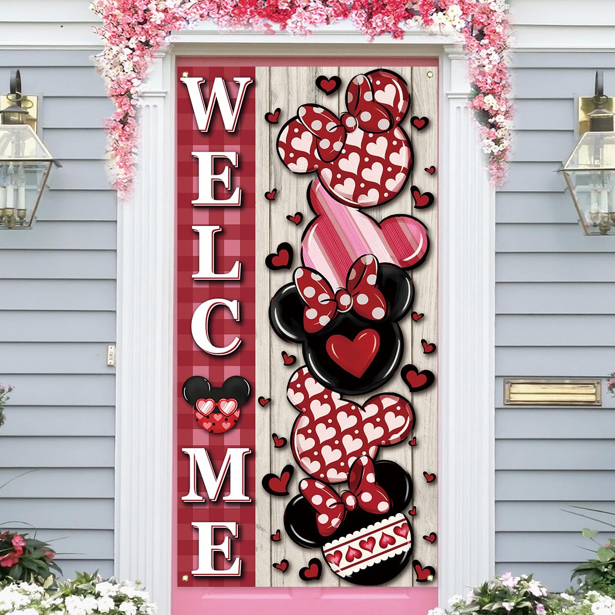 Amazon.com: Valentines Day Door Cover Galentines Day Banner Pink ...