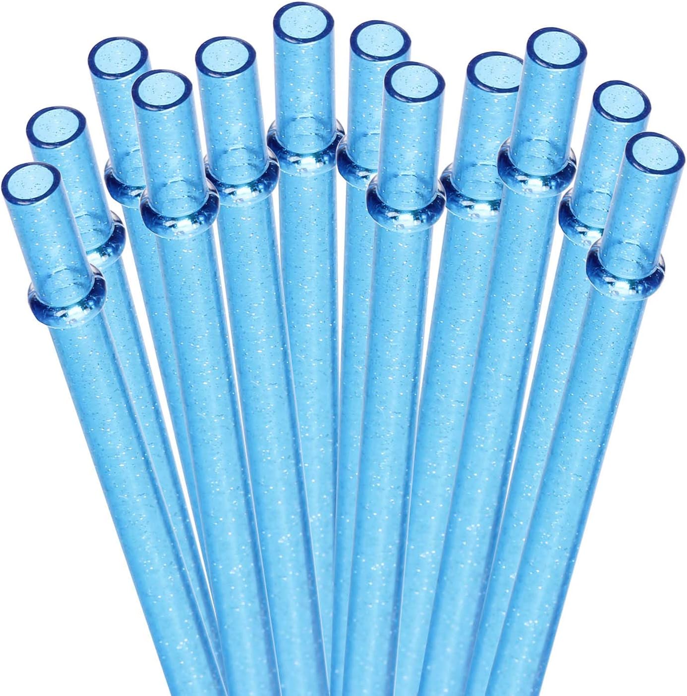 Amazon.com: 72 Pcs 11 inch Reusable Plastic Straws Colorful Drinking ...