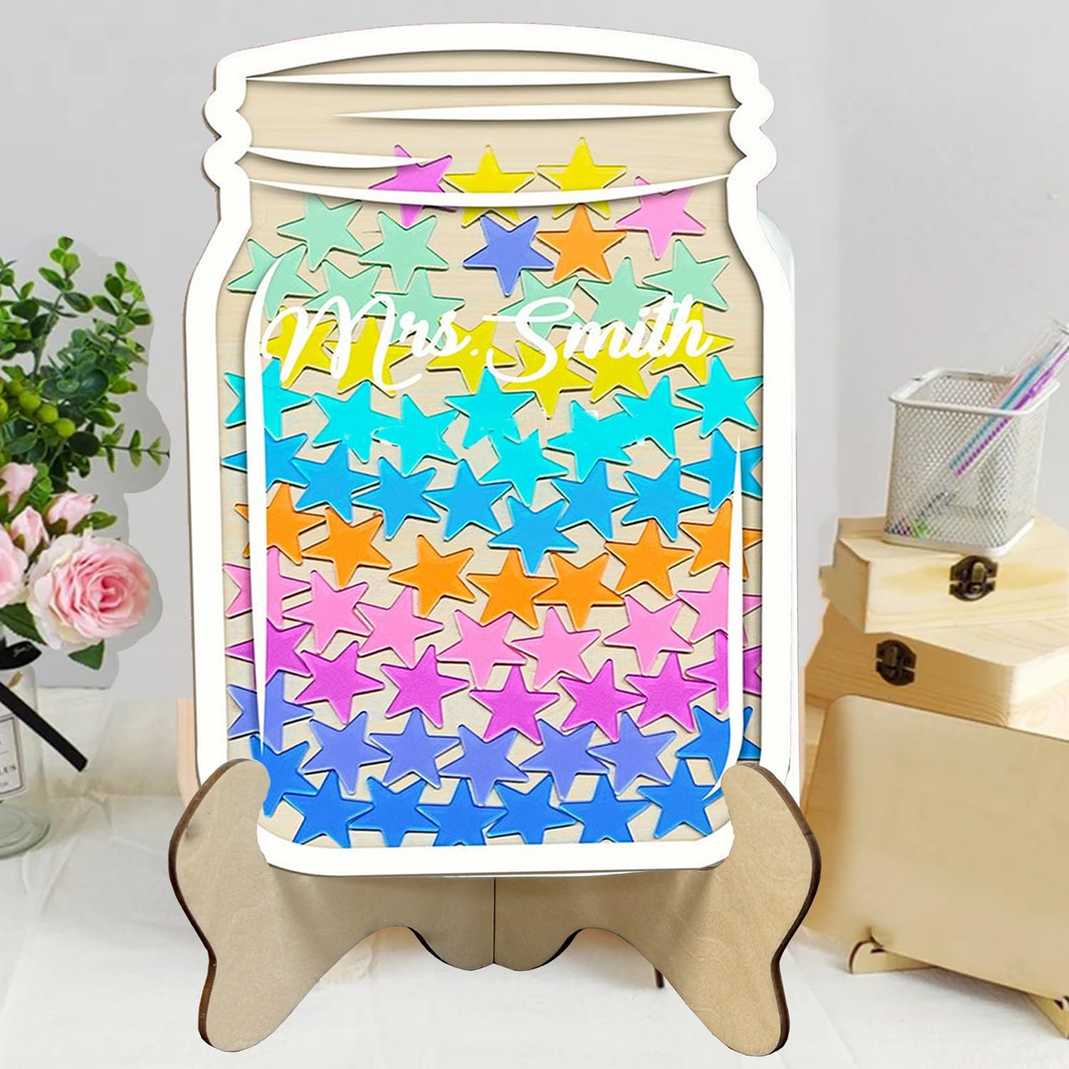 Amazon.com: Star Magnetic Reward Jar for Classroom Board, Custom Reward ...