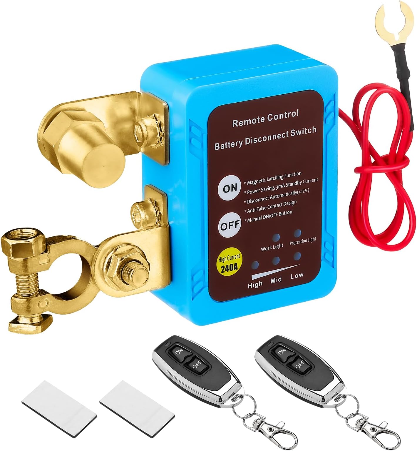 Amazon.com: ISINFLASH Smart Voltage Kill Switch, Remote Battery ...