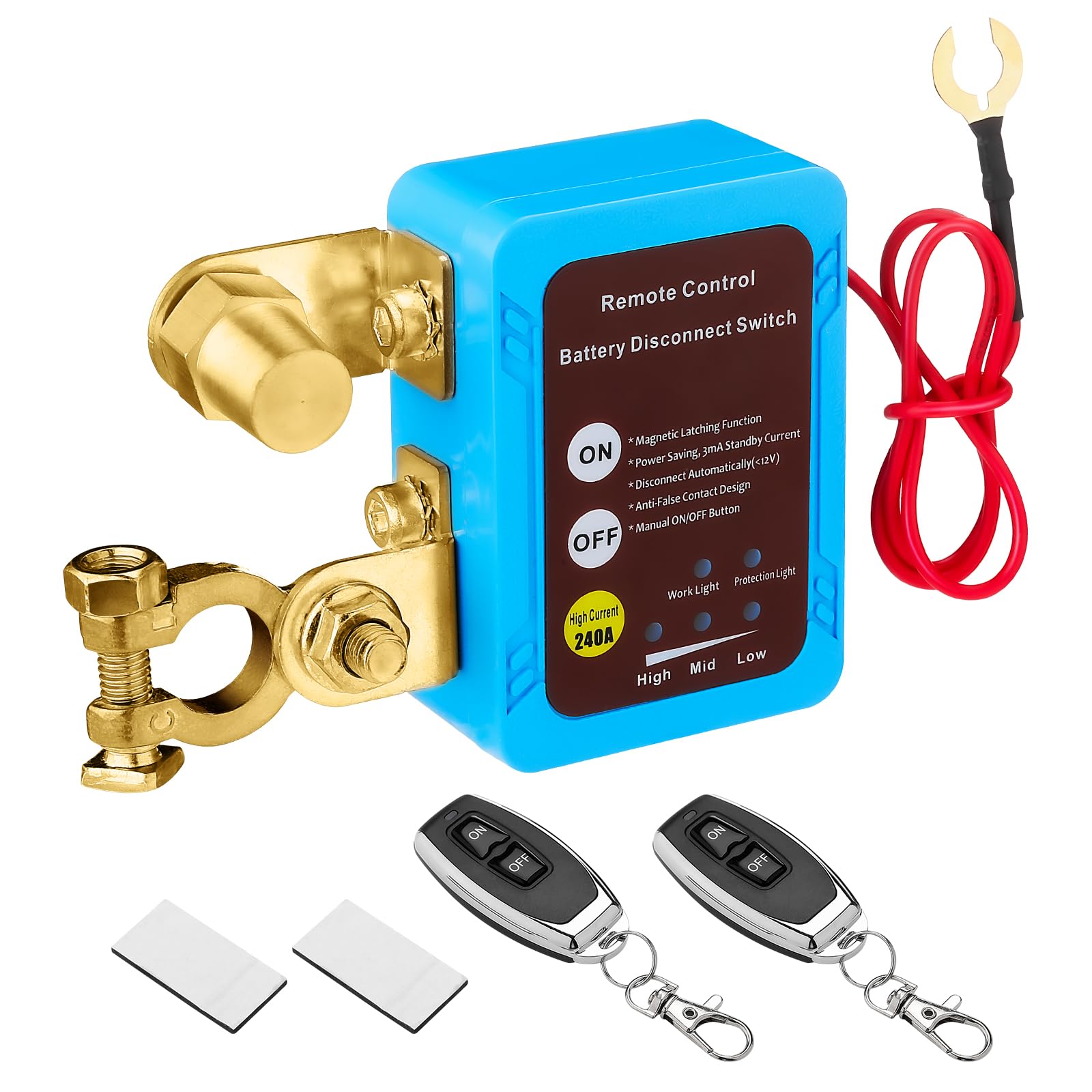 Amazon.com: ISINFLASH Smart Voltage Kill Switch, Remote Battery ...