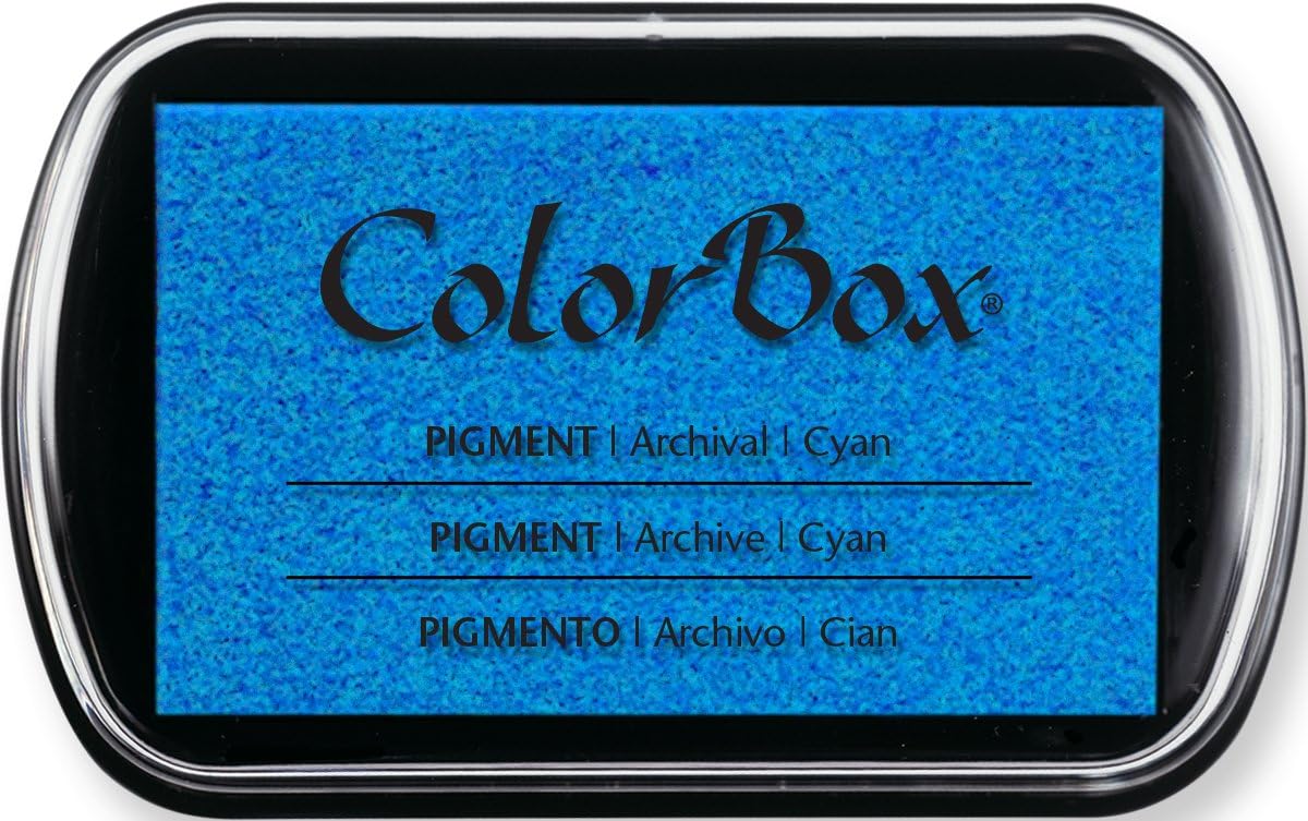 Amazon.com: CLEARSNAP ColorBox Pigment Inkpad, Cyan : Arts, Crafts & Sewing