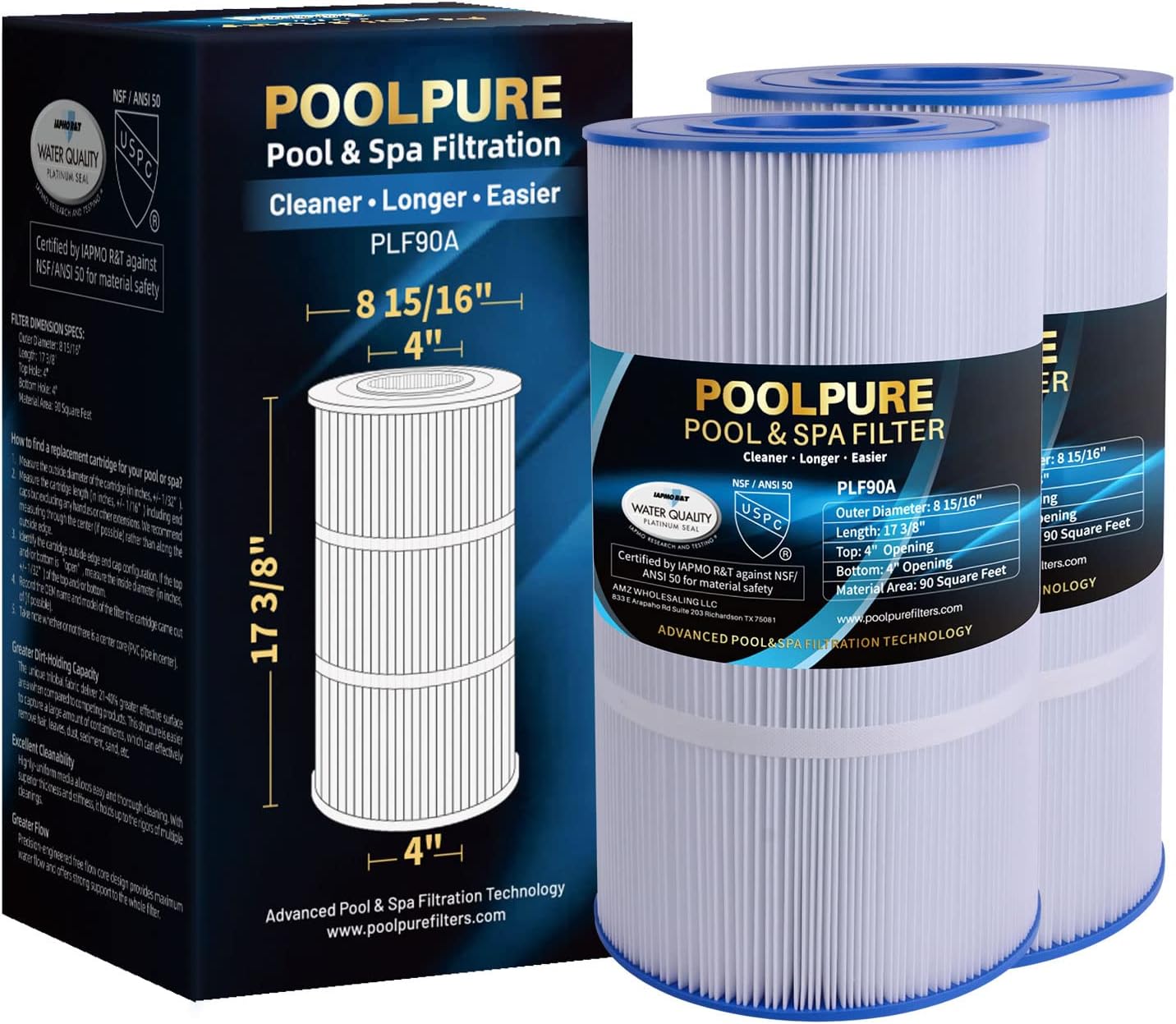 Amazon.com : Future Way C900 Pool Filter Cartridge Replacement for ...