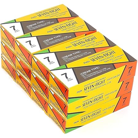 Amazon.com : PAON SEVEN-EIGHT CREAMY TYPE HAIR COLOR SOFT BLACK # 7 ...